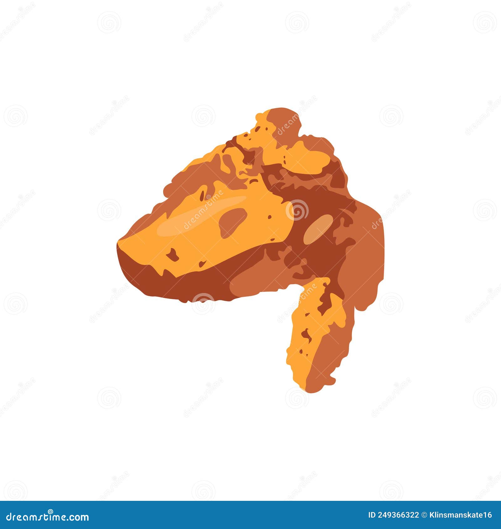 Fried Chicken Illustration Clipart Vector Stock Vector - Illustration ...