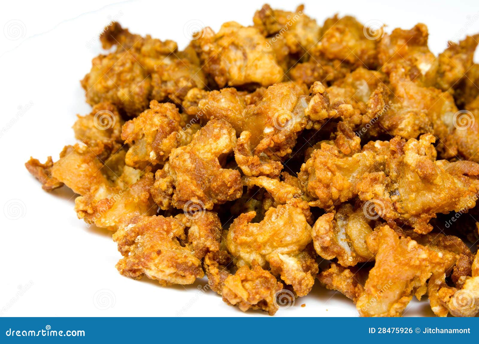 Fried chicken isolated stock photo. Image of color, fried - 28475926