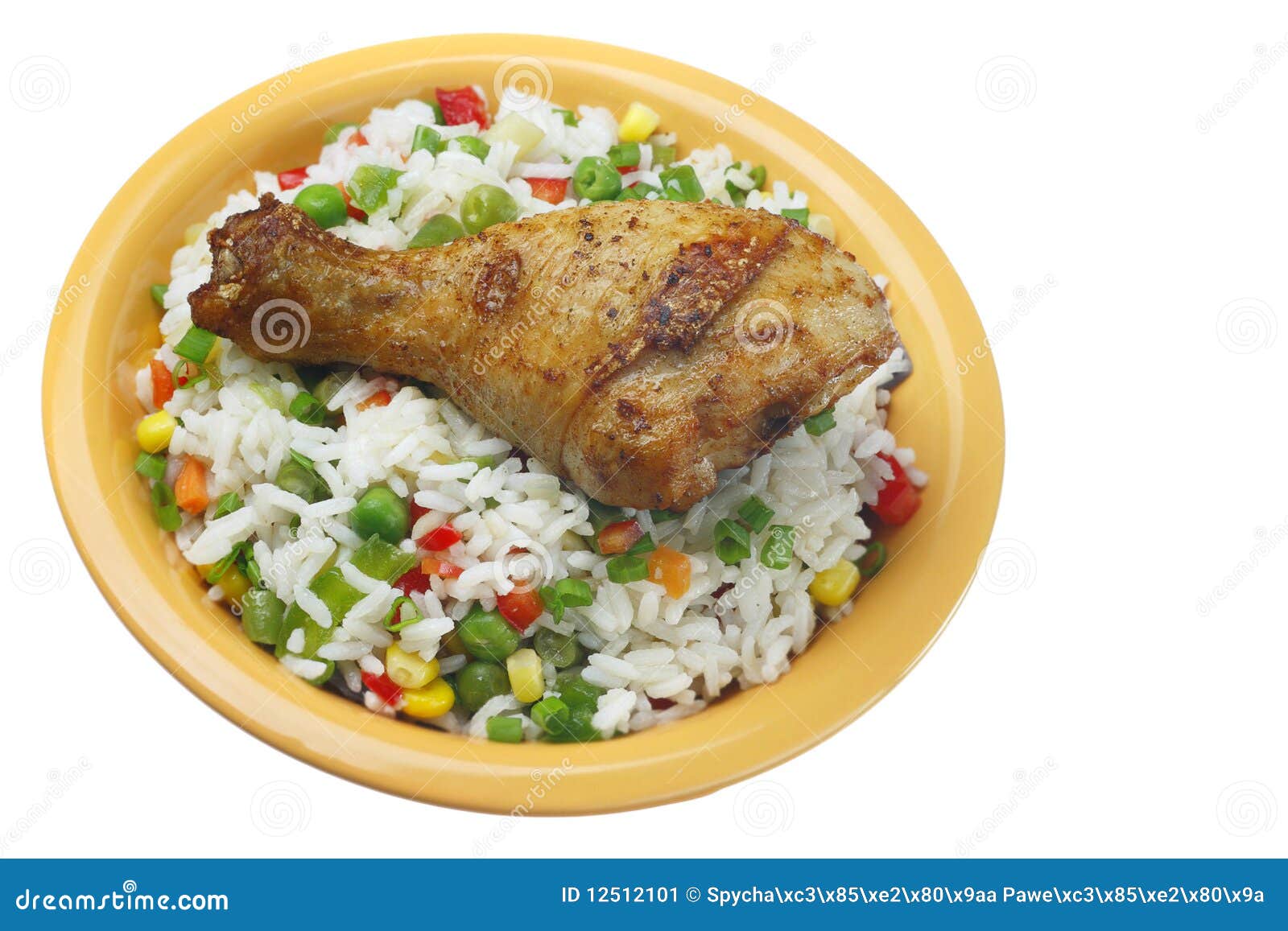 Fried chicken leg. stock image. Image of food, handle - 12512101