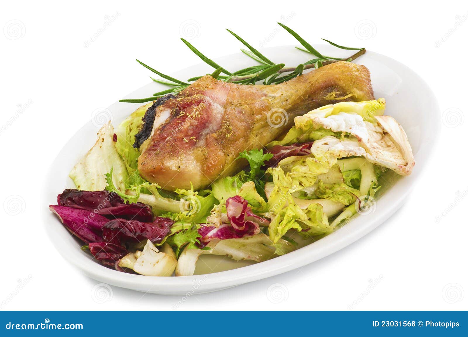 Fried chicken leg stock photo. Image of flow, kitchen - 23031568