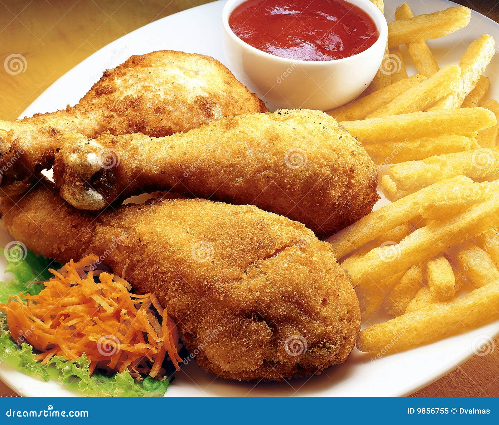 Fried chicken legs. stock image. Image of composition - 9856755