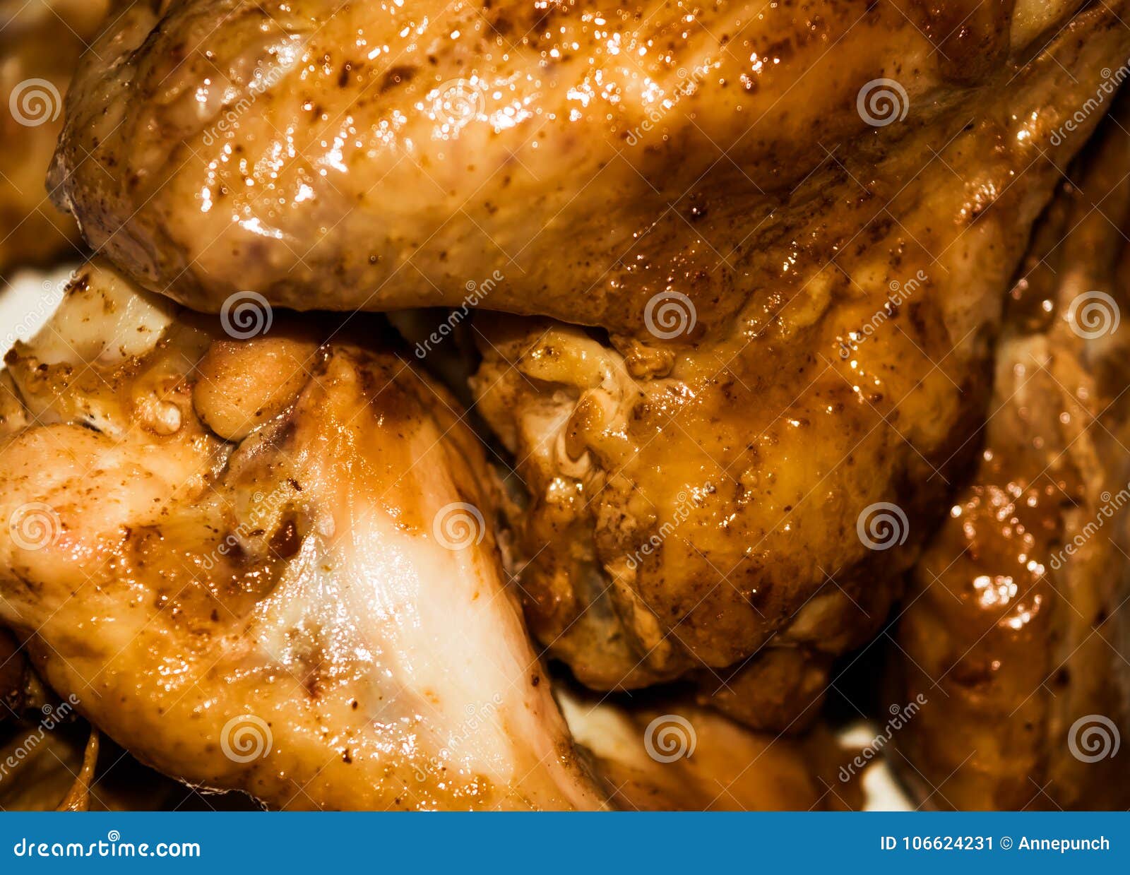 Fried Chicken Meat. Appetizing Bbq Stock Image - Image of meal, lunch ...