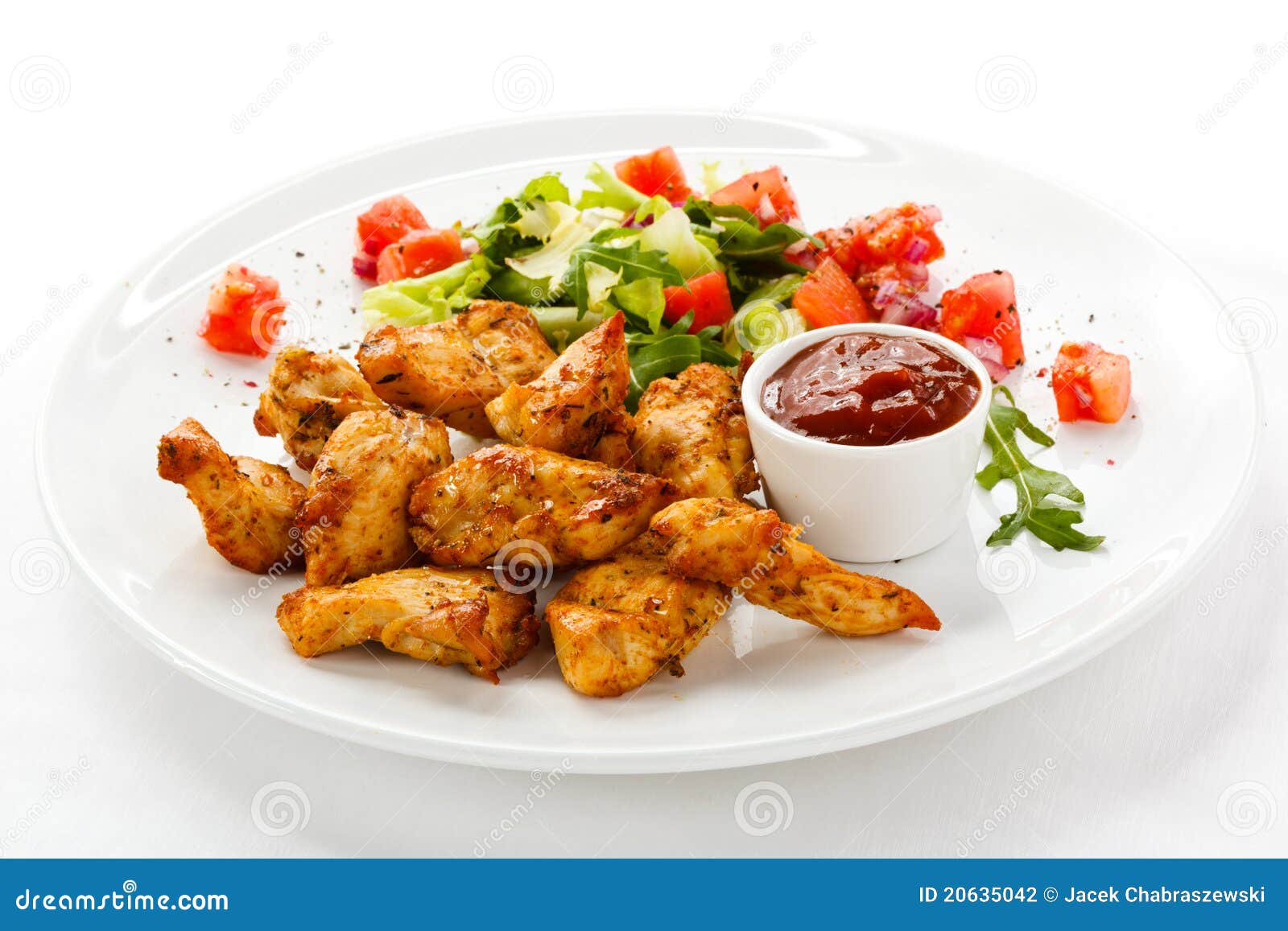 Fried chicken nuggets stock photo. Image of cooked, objects - 20635042