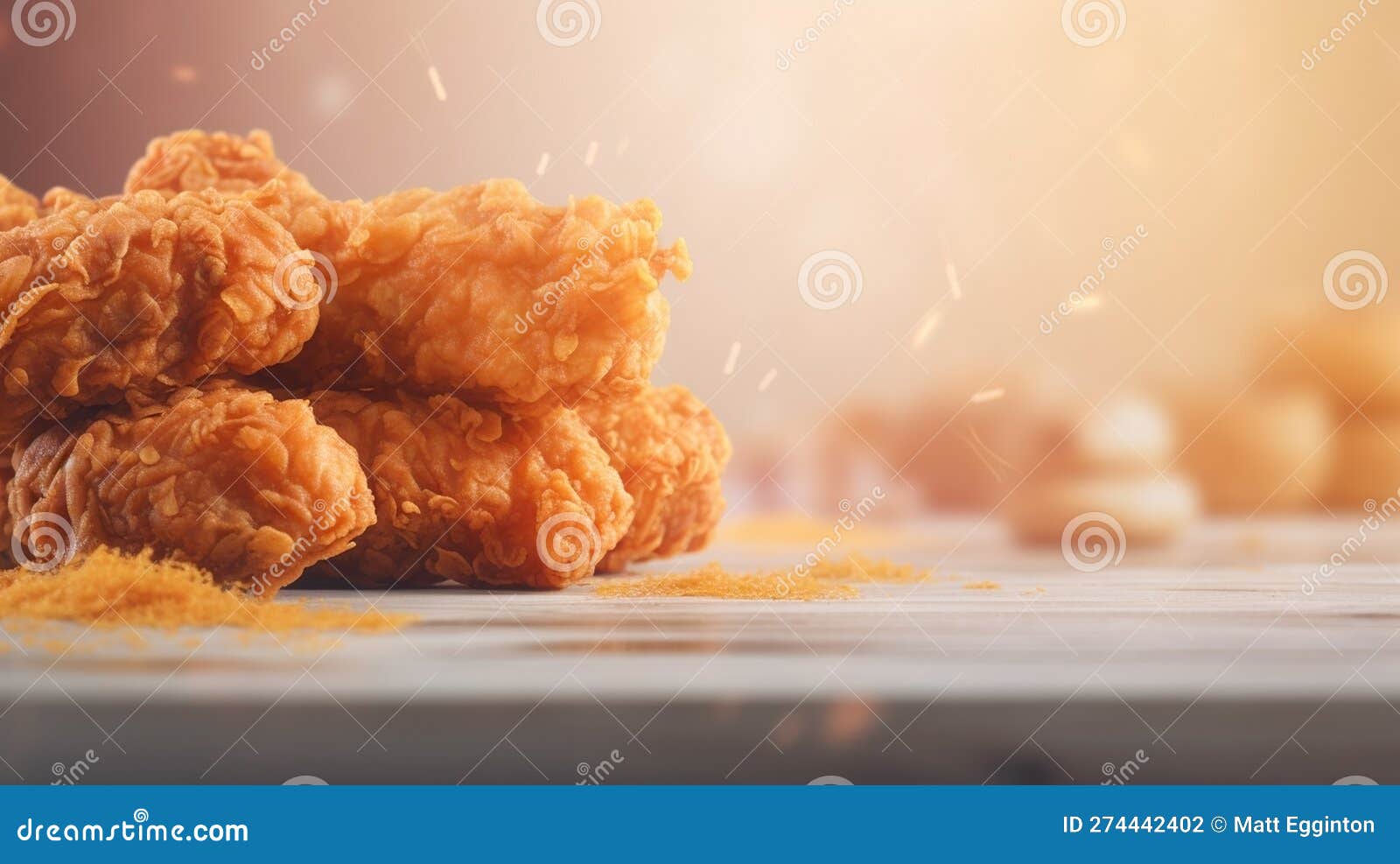 Fried Chicken stock photo. Image of dish, tasty, food - 274442402