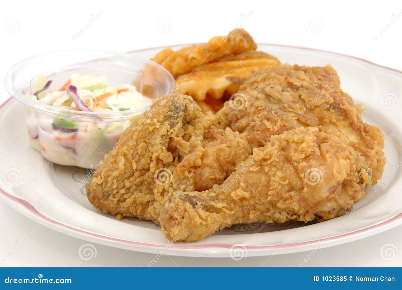 Fried chicken plate stock image. Image of fried, crunchy - 1023585