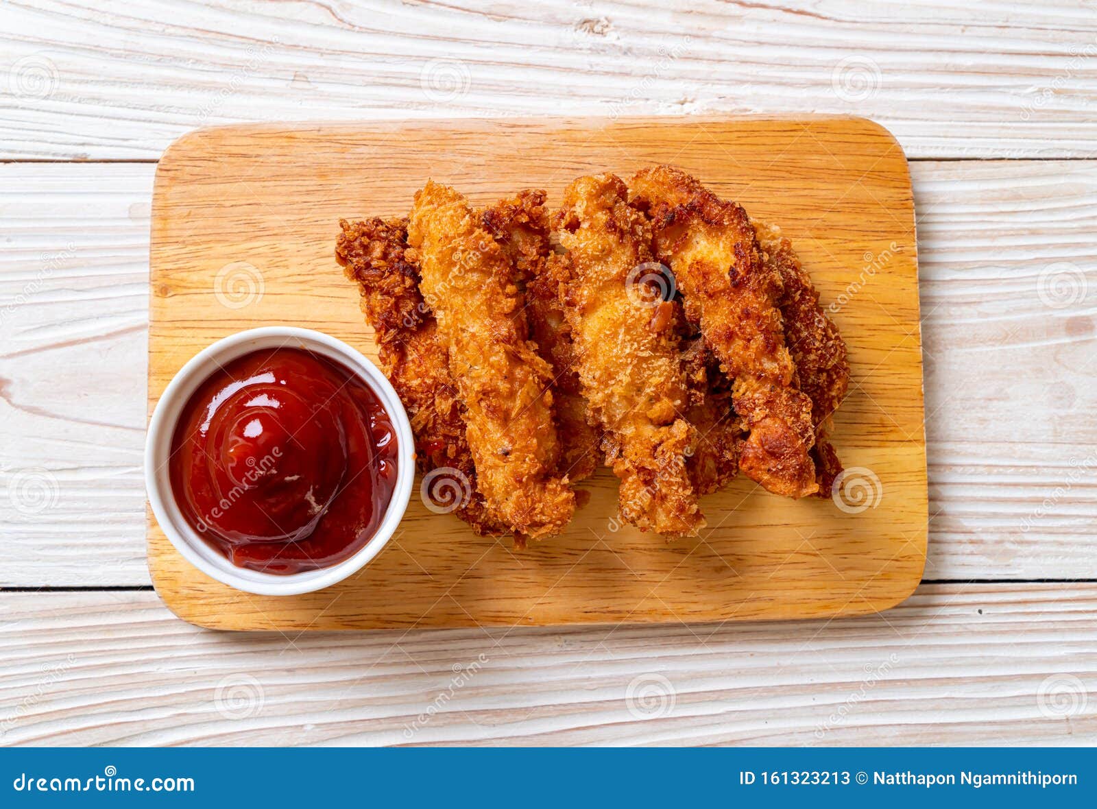 Fried chicken stick stock image. Image of cooked, crunchy - 161323213