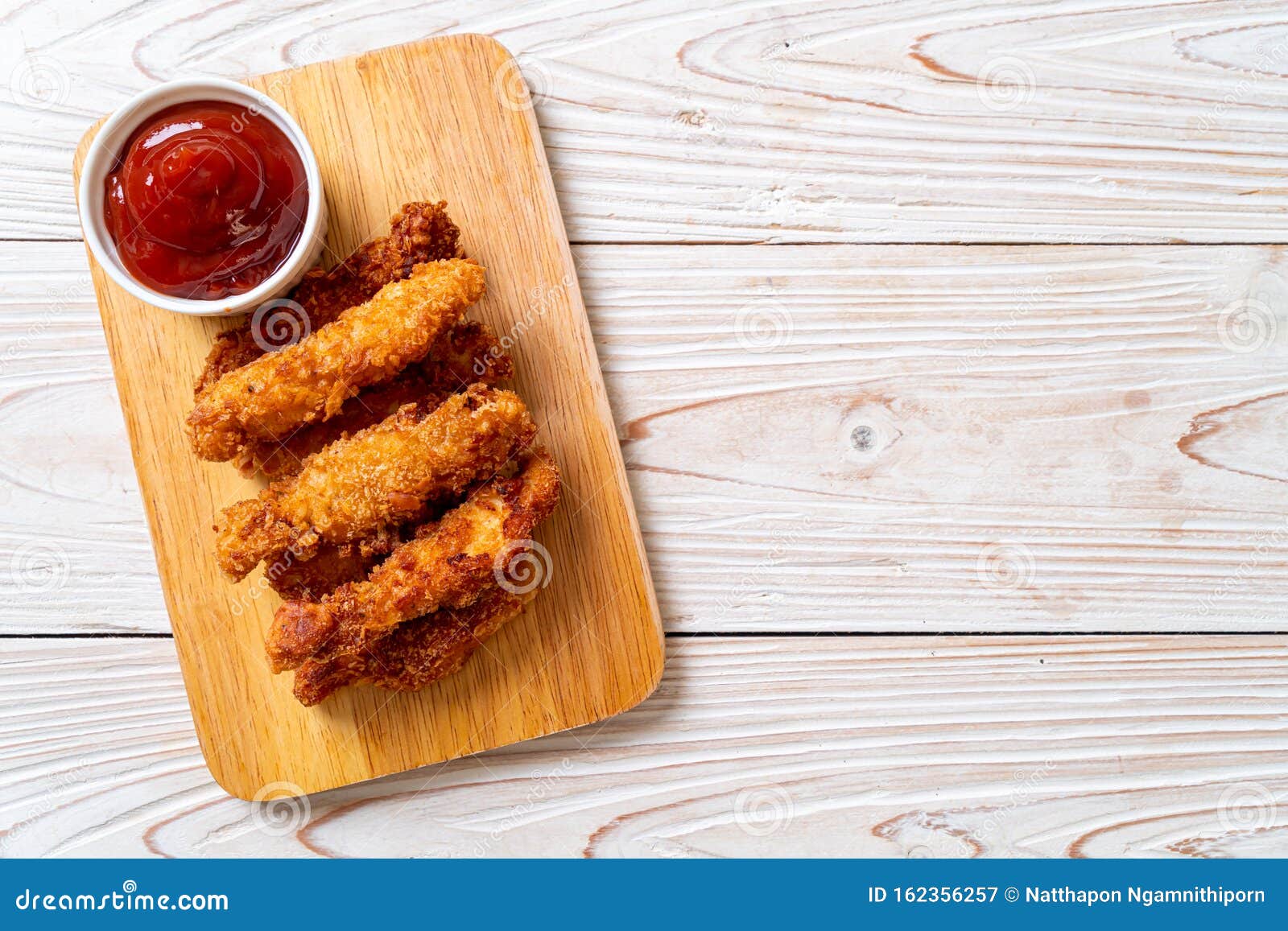 Fried chicken stick stock image. Image of chicken, processed - 162356257