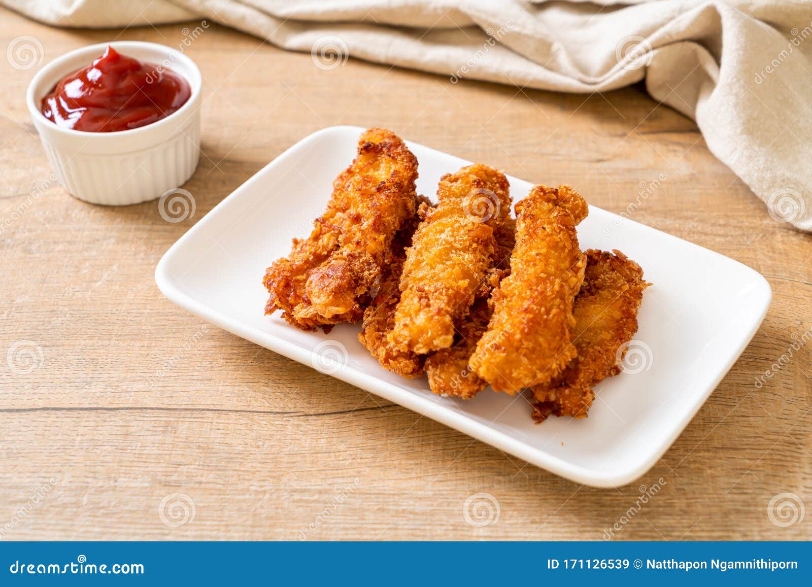Fried chicken stick stock image. Image of fried, lunch - 171126539