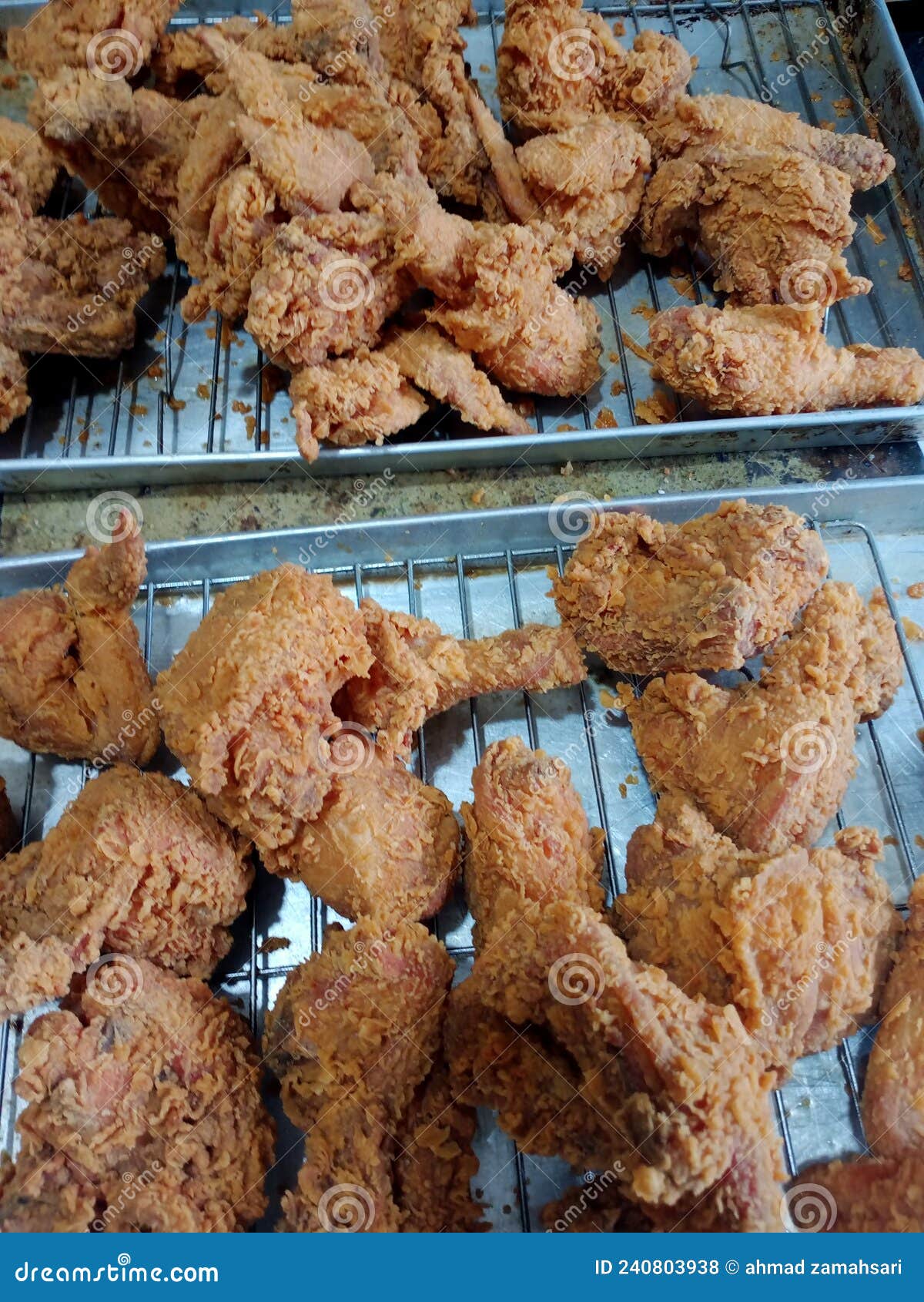 Fried chicken on table stock photo. Image of chocolate - 240803938