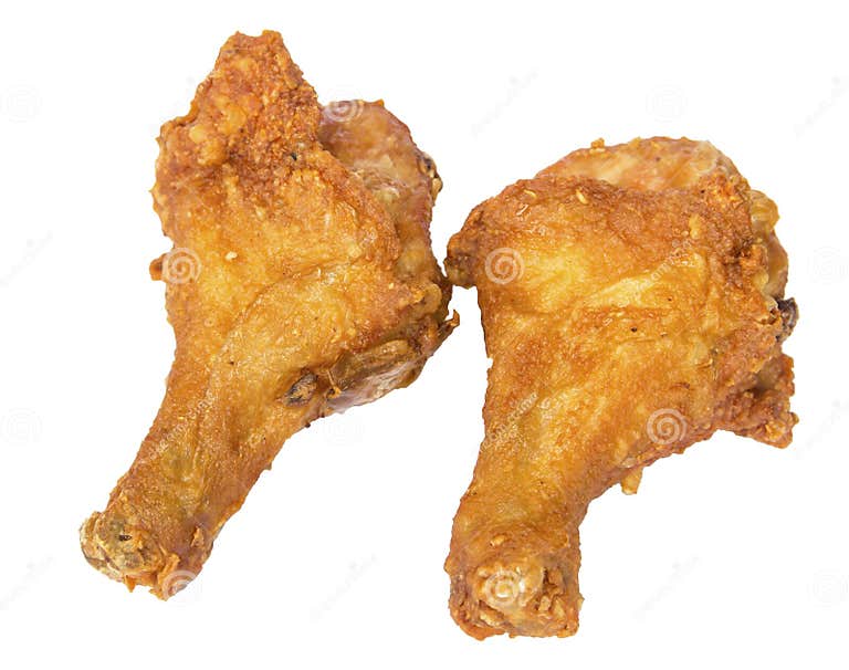 Fried chicken two legs stock photo. Image of legs, crunchy - 78360168