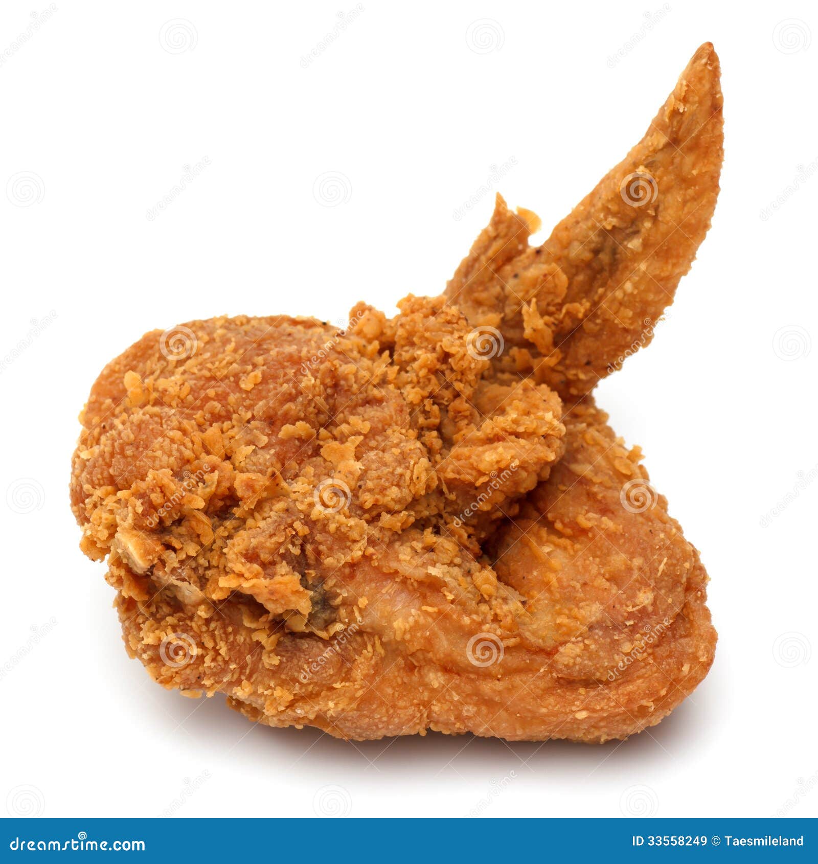 Fried Chicken Wing stock image. Image of poultry, gourmet - 33558249