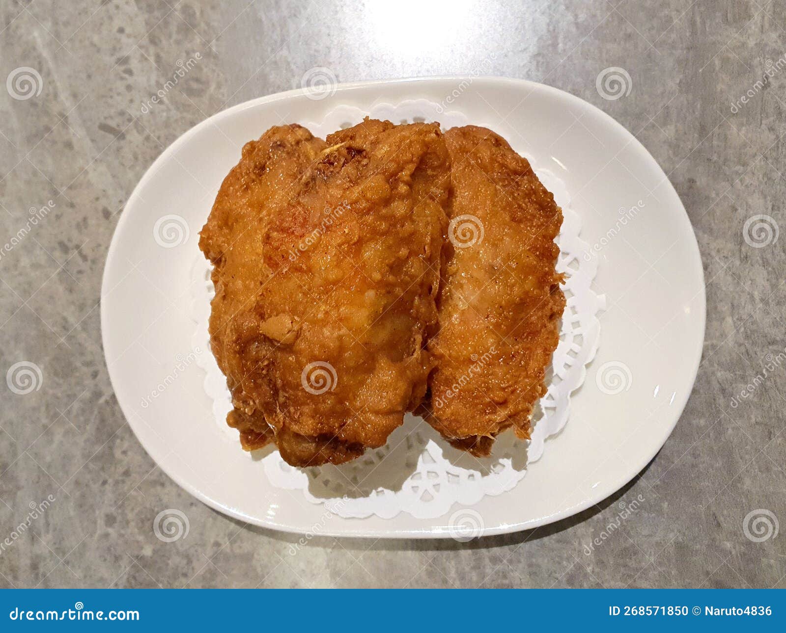 Fried chicken winglet stock photo. Image of homemade - 268571850