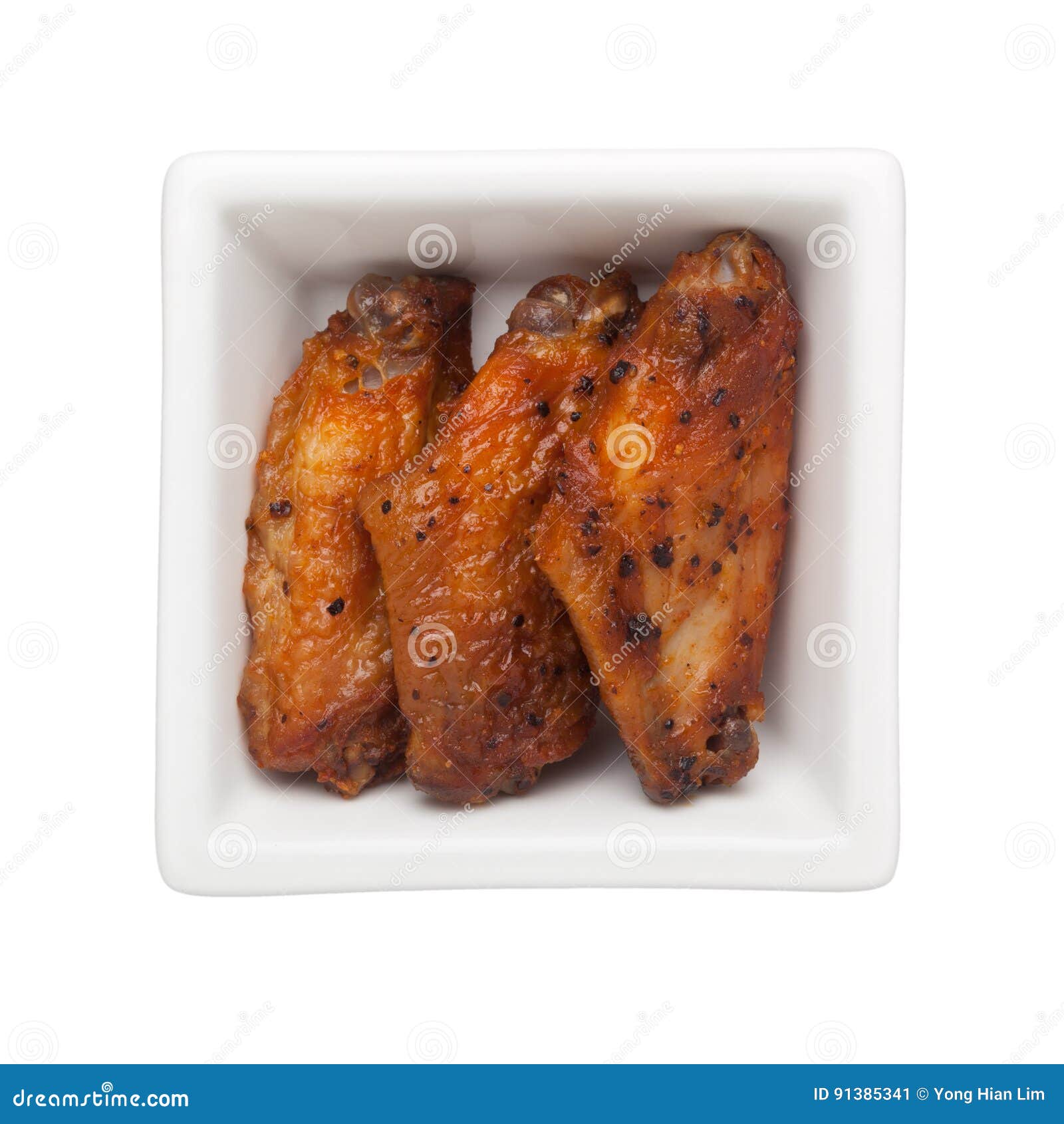Fried chicken winglet stock image. Image of cuisine, oily - 91385341