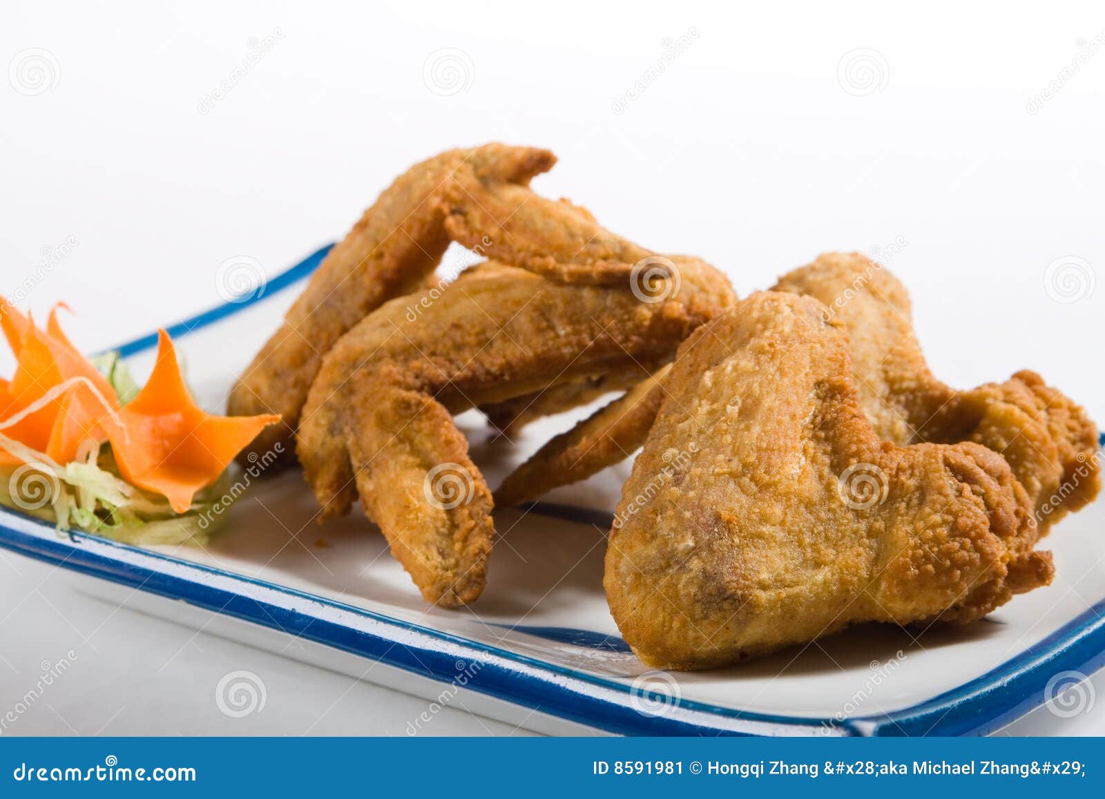 Fried chicken wings stock image. Image of american, dinner - 8591981