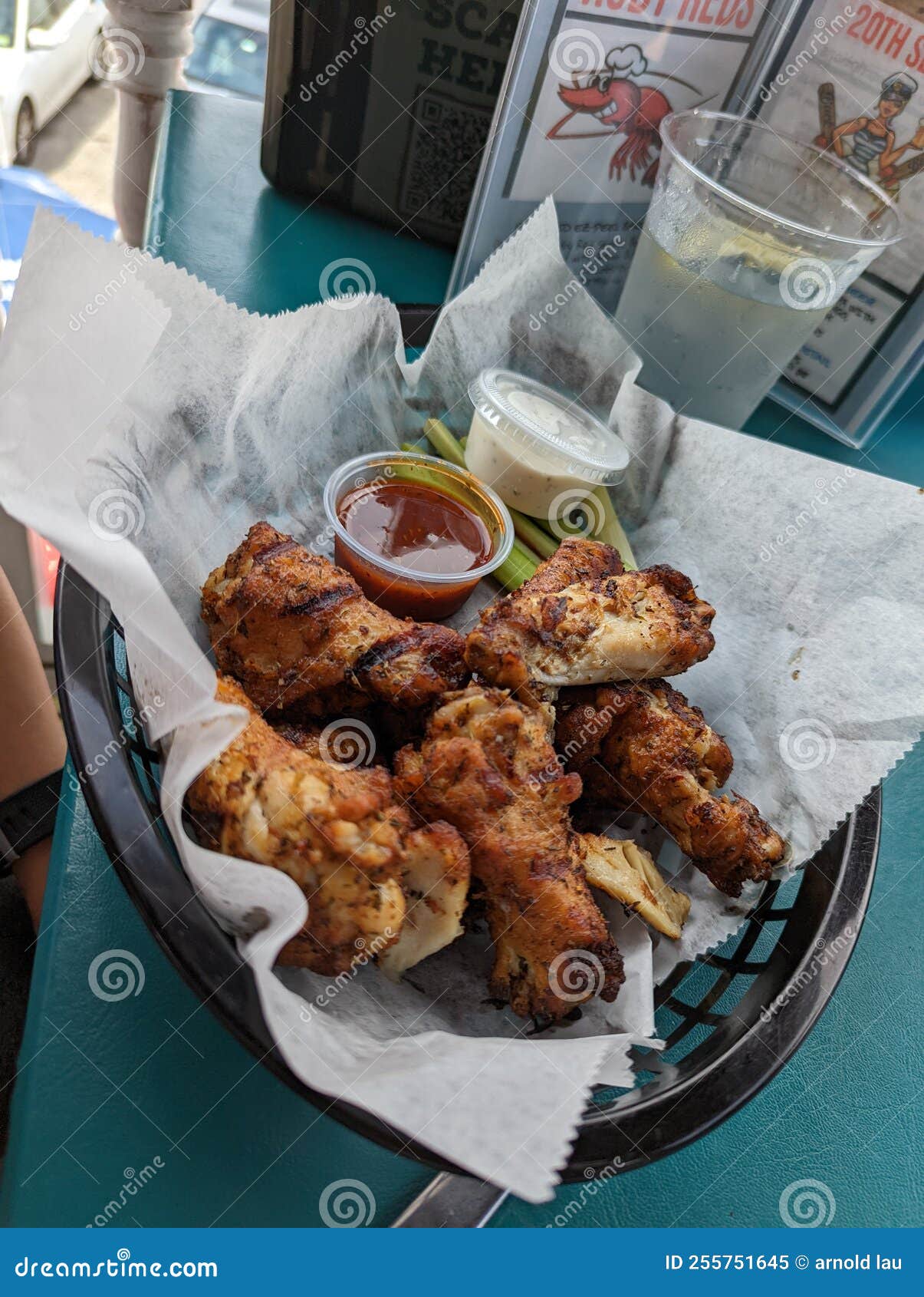Fried Chicken Wings Appetizer Editorial Image - Image of cooking ...
