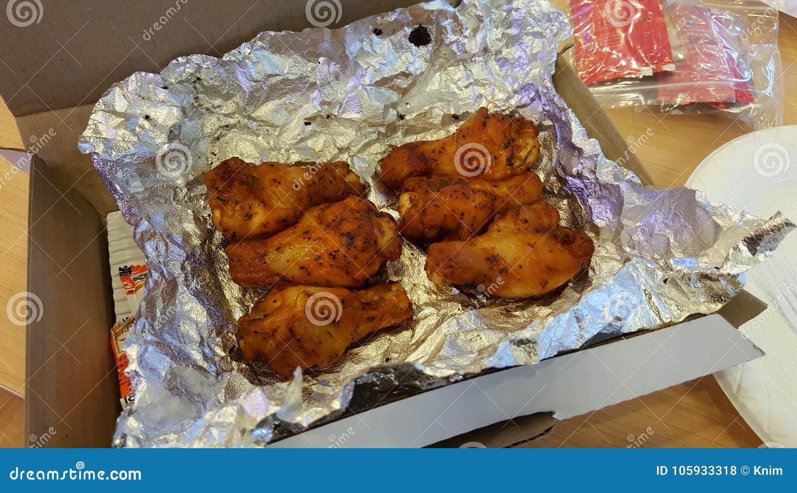 The Fried Chickens in the Box. Stock Photo - Image of tasty, chicken ...