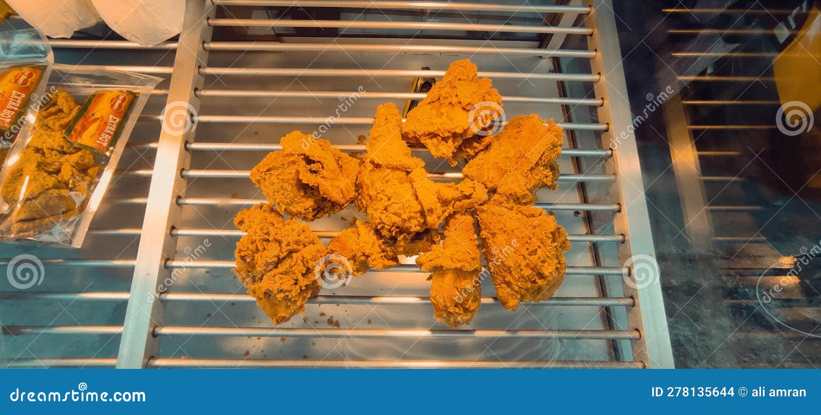 Fried Chickens is Very Delicious Stock Photo - Image of delicious ...