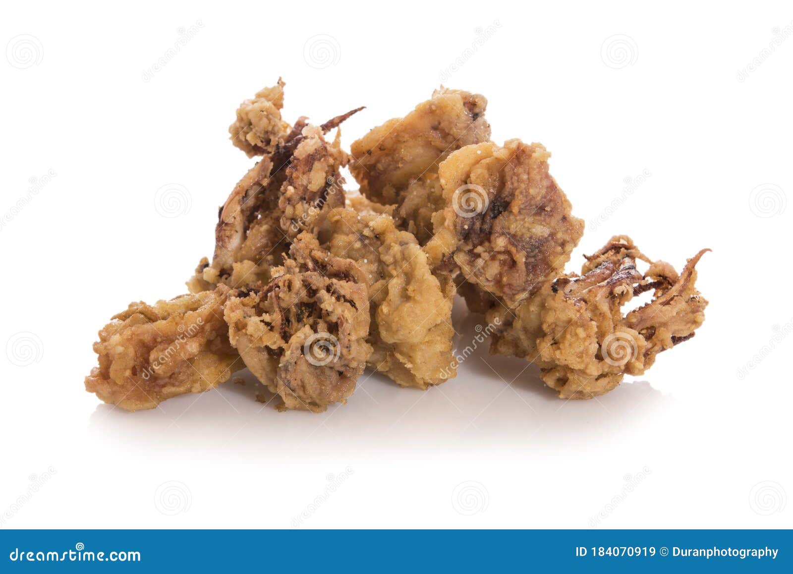 Fried Chopitos, Typical Spanish Food, Isolated on White Stock Image ...