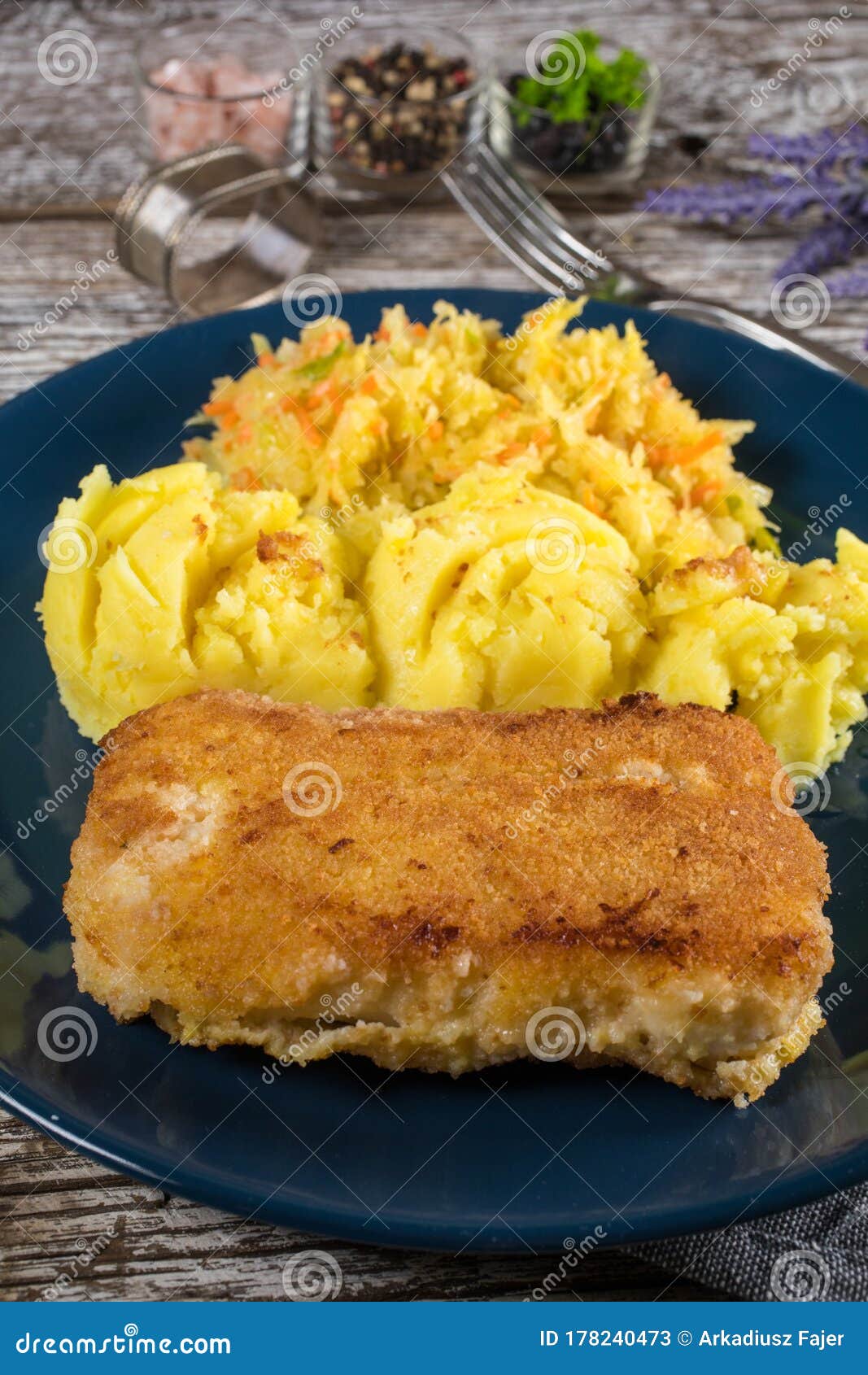 Fried cod fillet stock image. Image of seafood, snack - 178240473