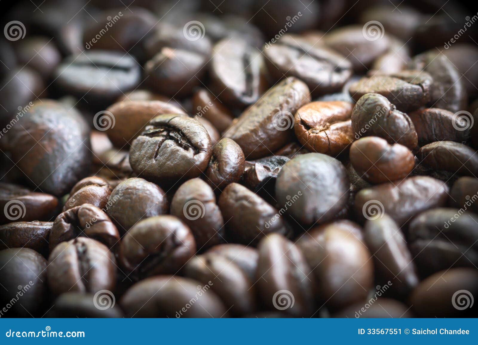 Fried coffee beans stock image. Image of food, morning - 33567551
