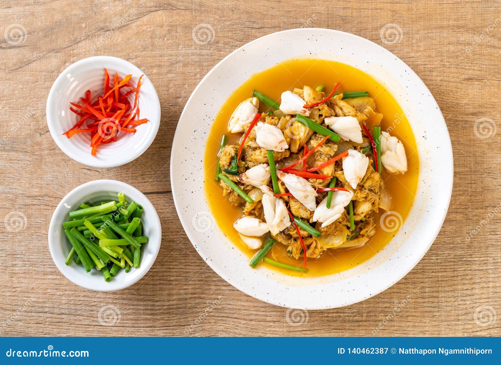 Fried Crab with Curry Powder Stock Image - Image of dinner, crab: 140462387