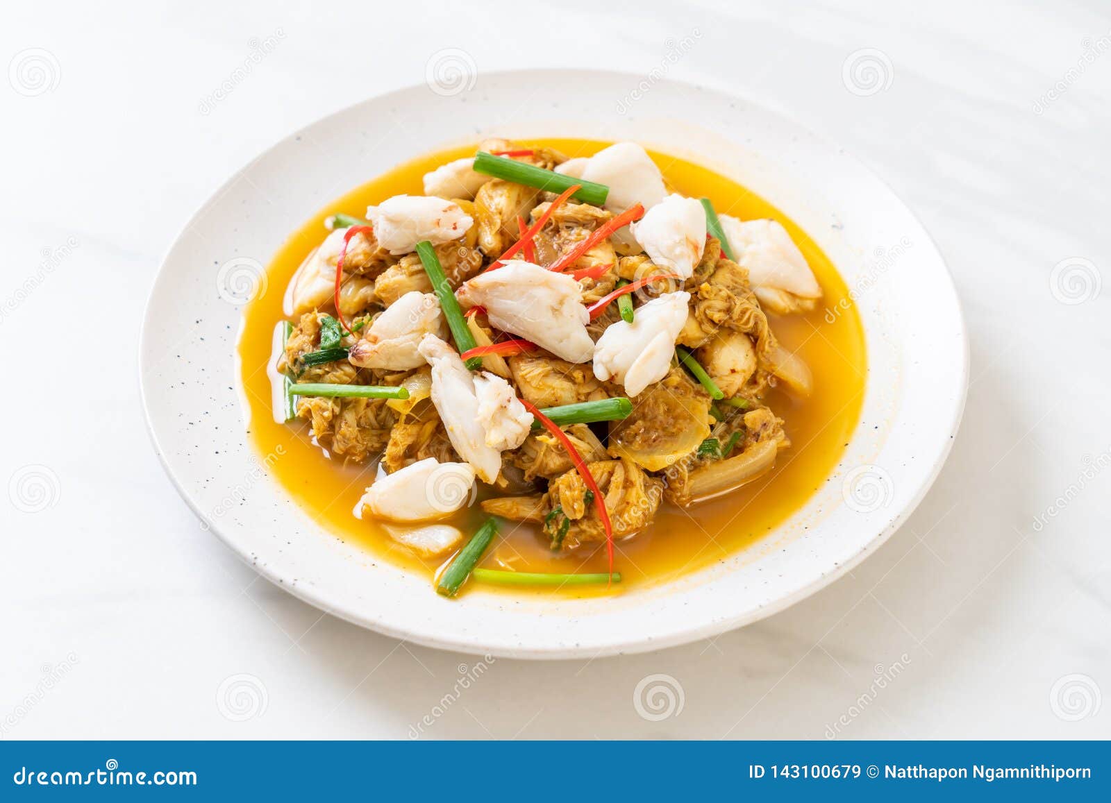 Fried Crab with Curry Powder Stock Image - Image of curry, tasty: 143100679