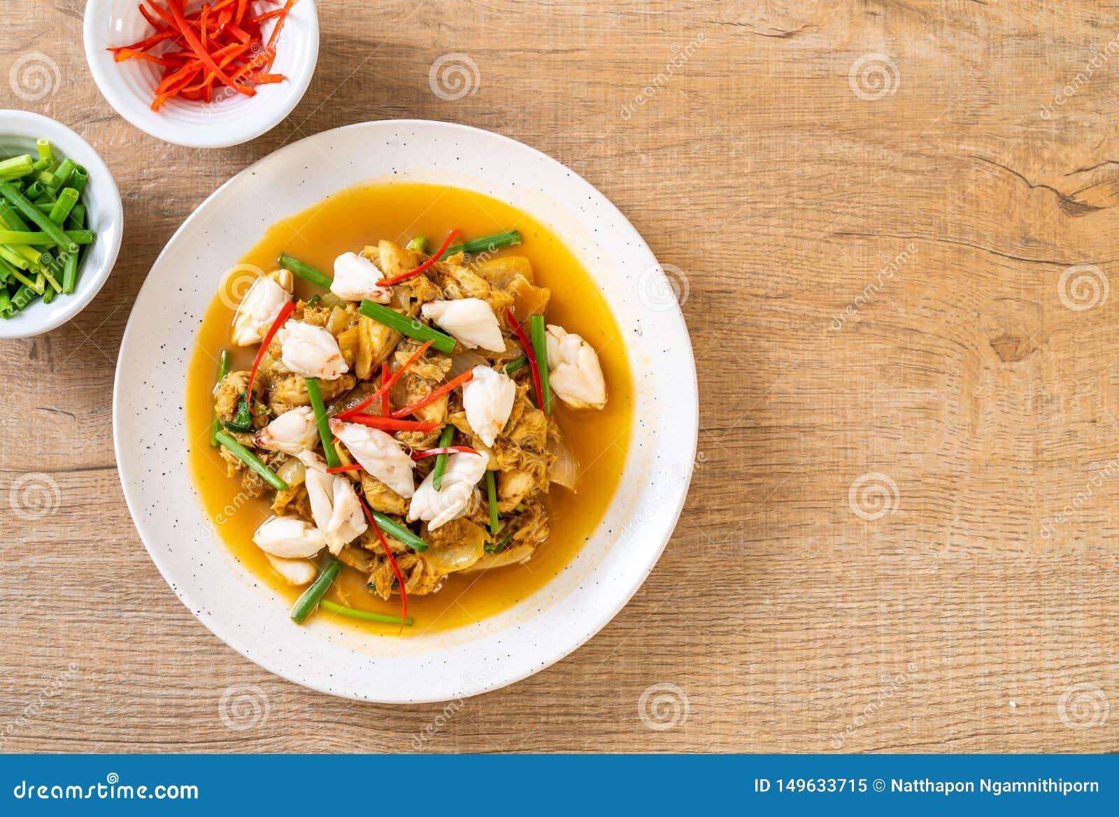 Fried Crab with Curry Powder Stock Image - Image of spicy, dinner ...