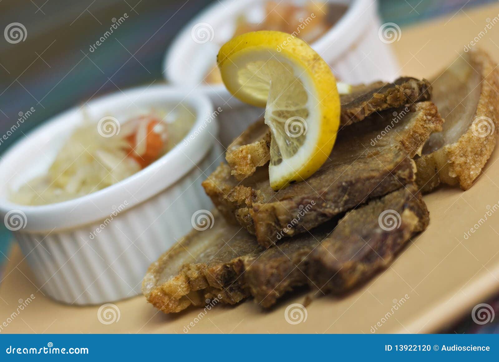 Fried Crispy Pork Bagnet stock photo. Image of bagoong - 13922120