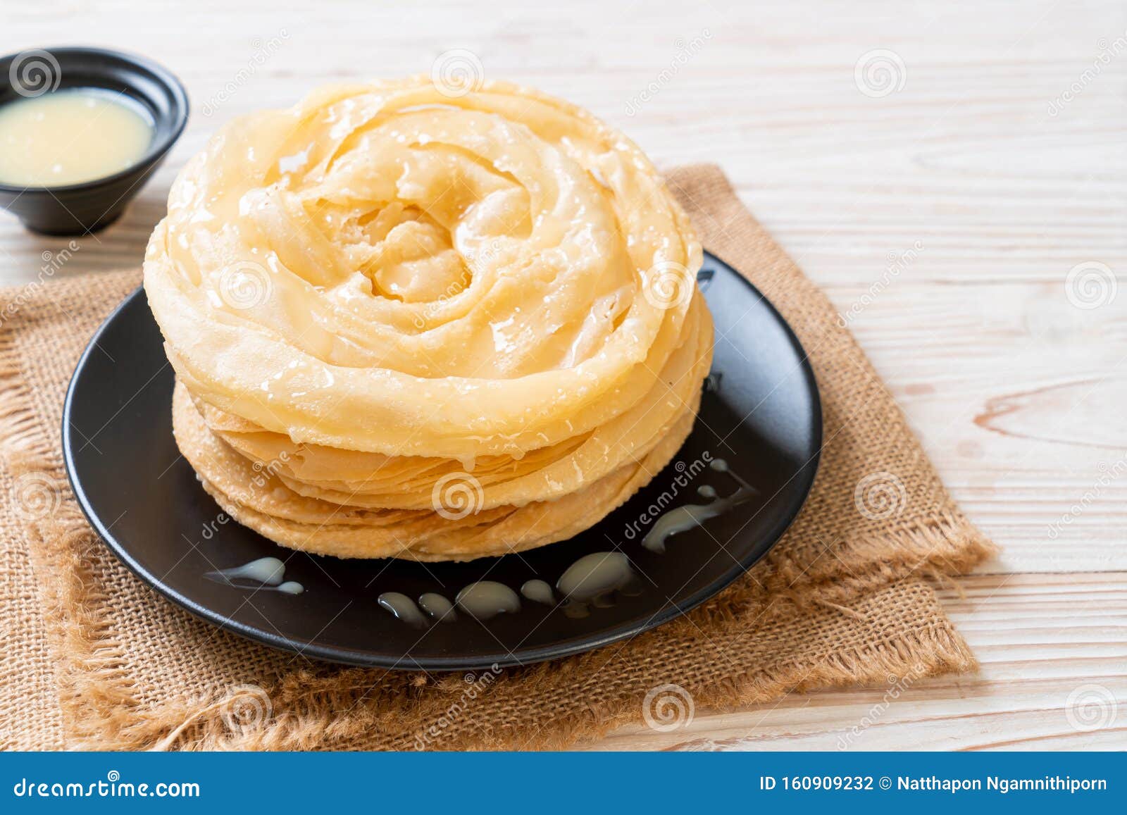 Fried crispy roti dough stock photo. Image of flour - 160909232