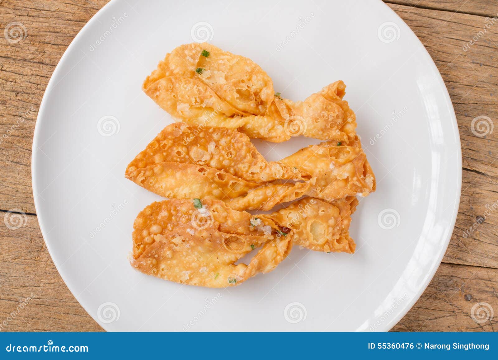 Fried Crispy Roti Make Fish Shape Stock Photo - Image of popular, gram ...