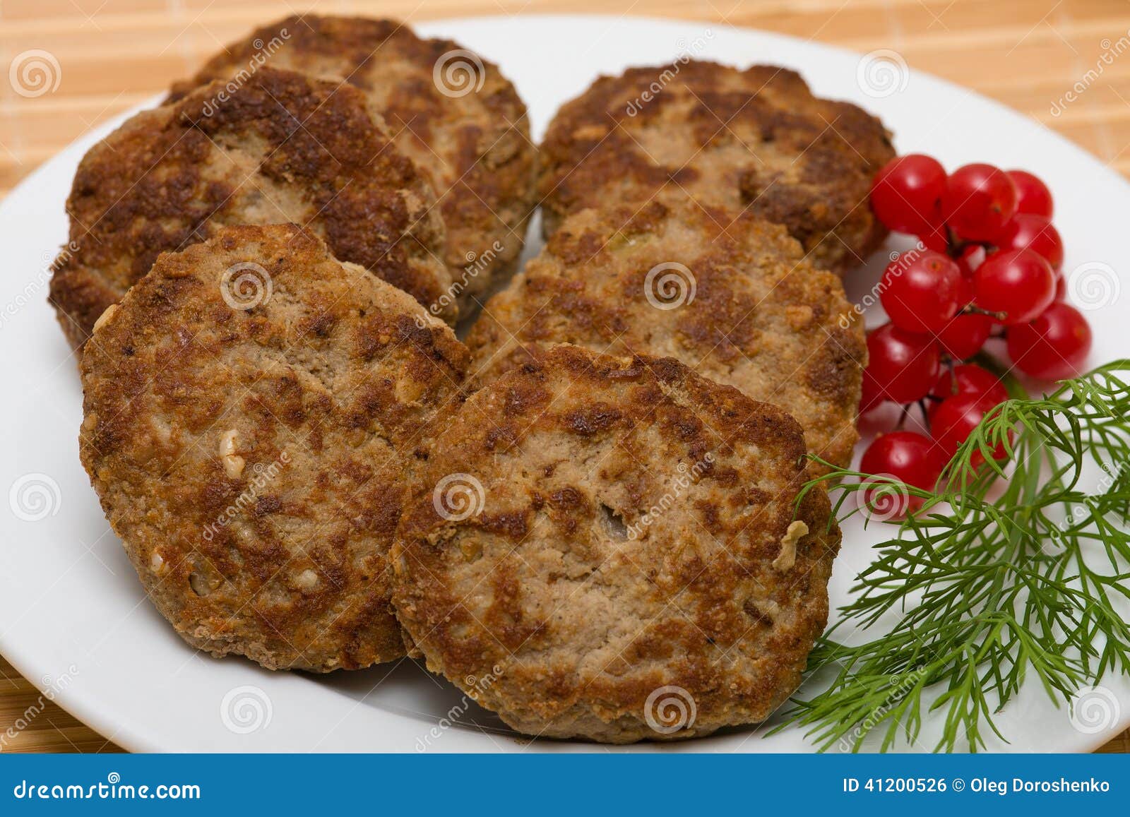 Fried cutlet stock photo. Image of herb, grilled, fried - 41200526