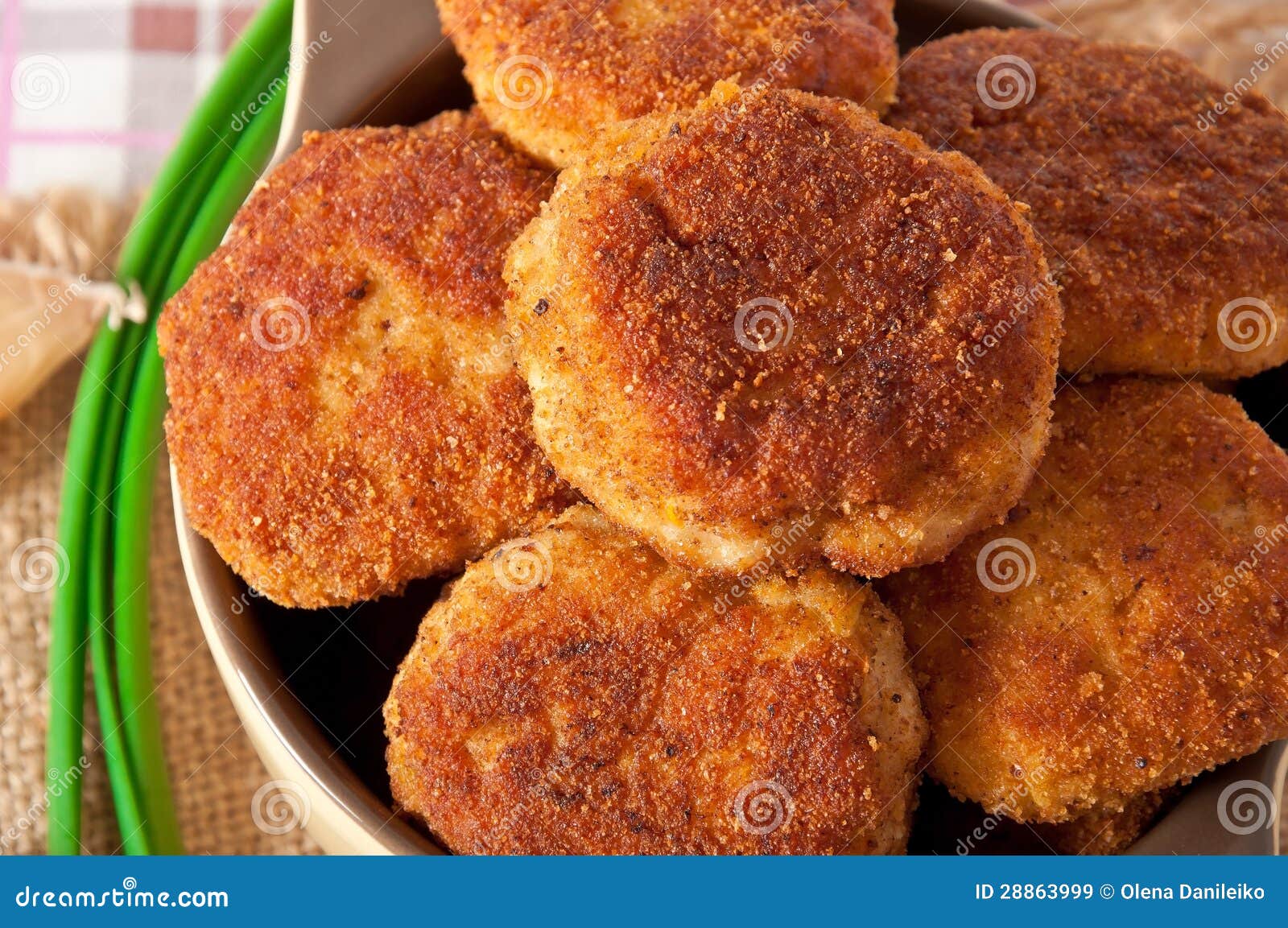 Fried cutlets stock image. Image of healthy, cutlet, beef - 28863999
