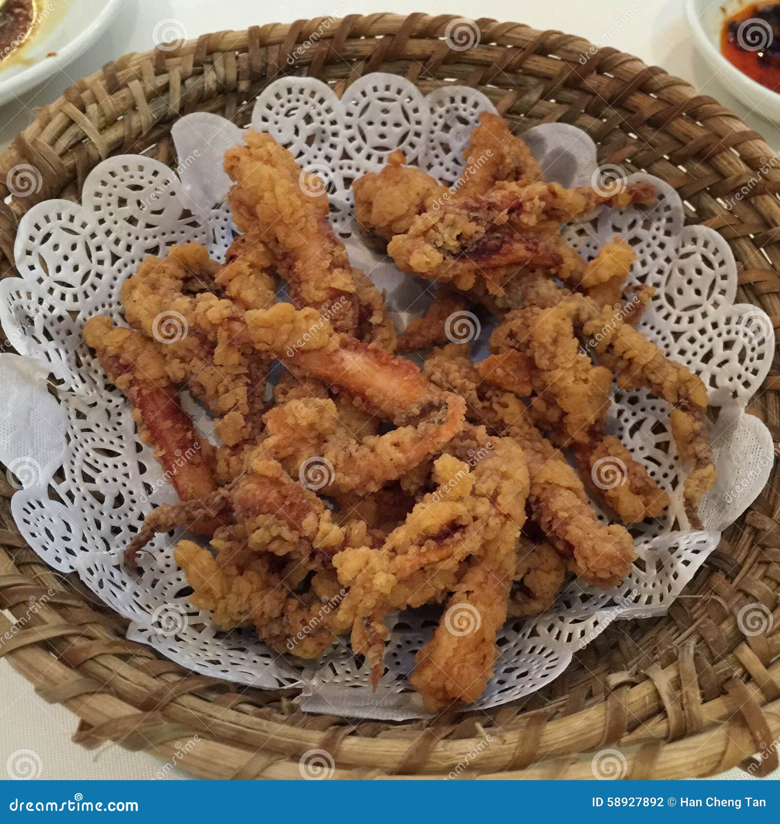 Fried Cuttle Fish stock photo. Image of seafood, squid - 58927892