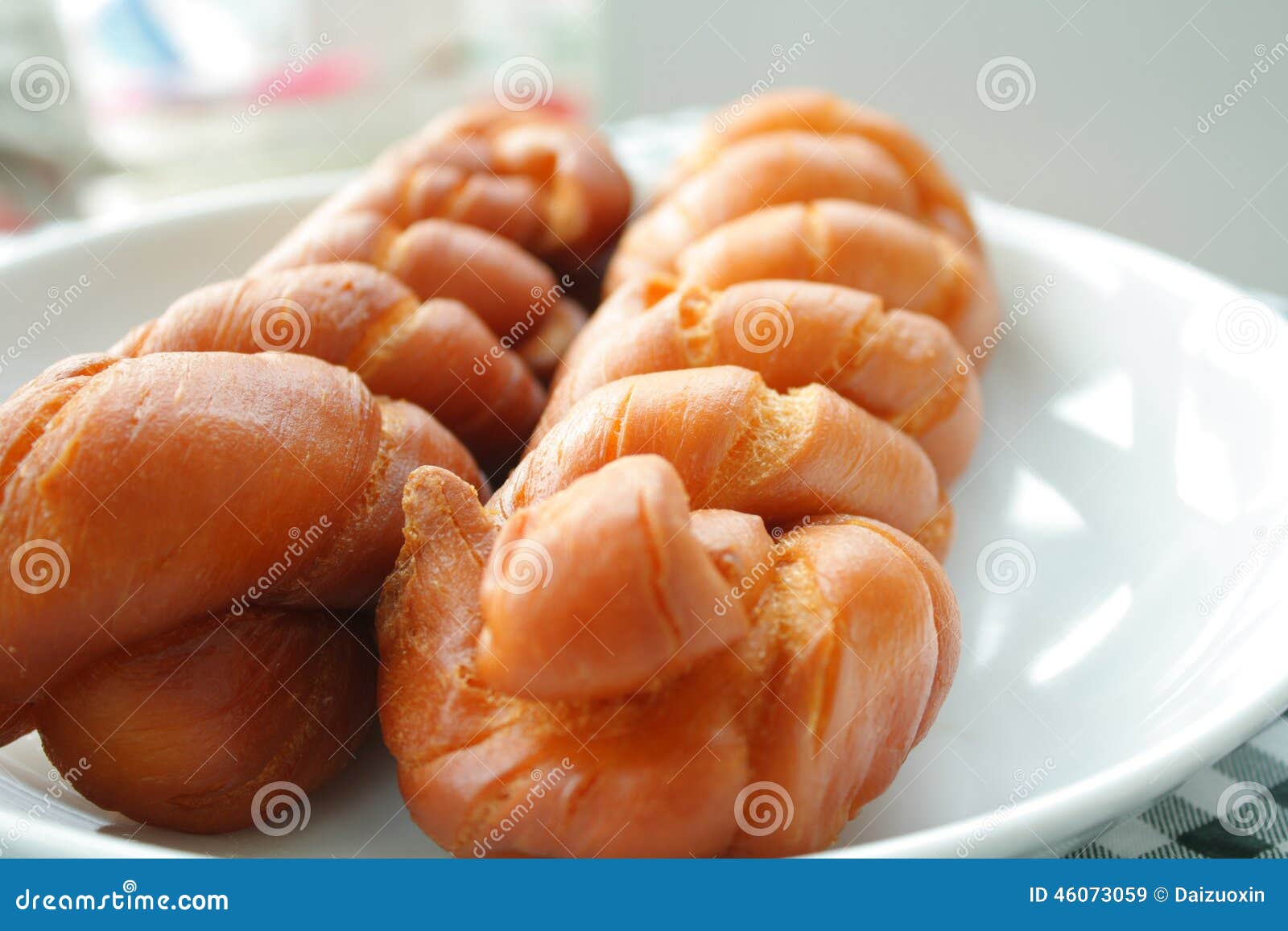 Fried dough twist stock image. Image of breakfast, snack - 46073059