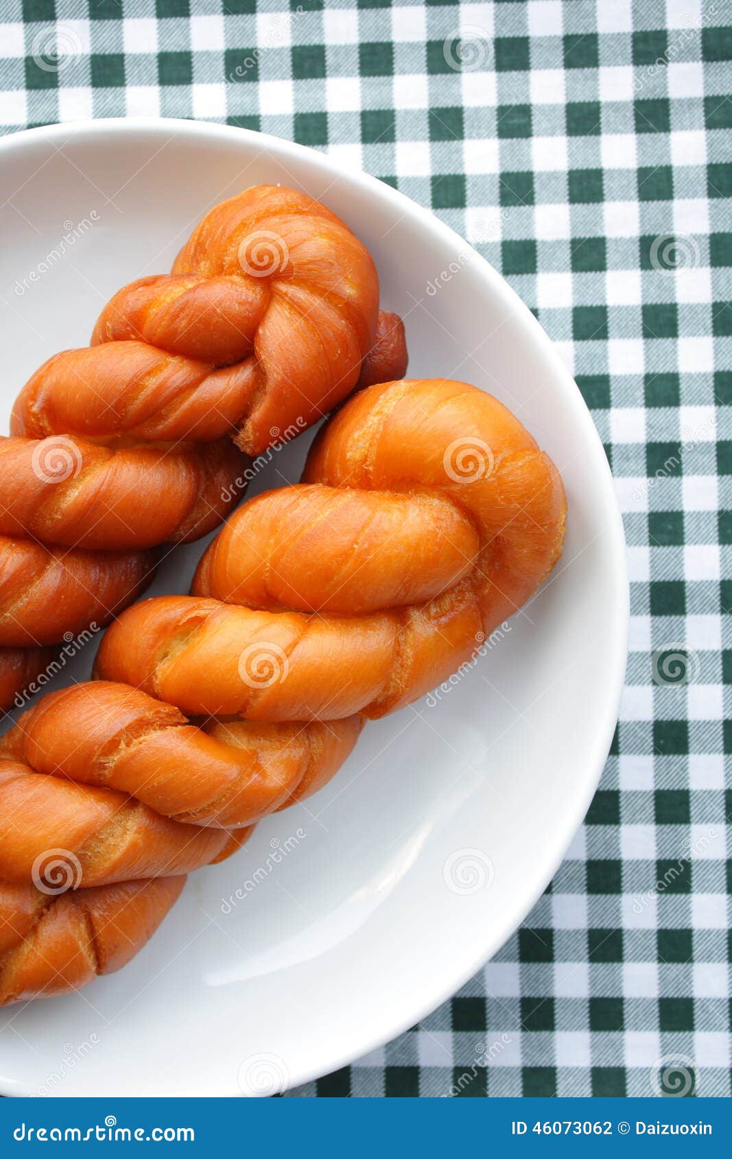 Fried dough twist stock photo. Image of gourmet, studio - 46073062