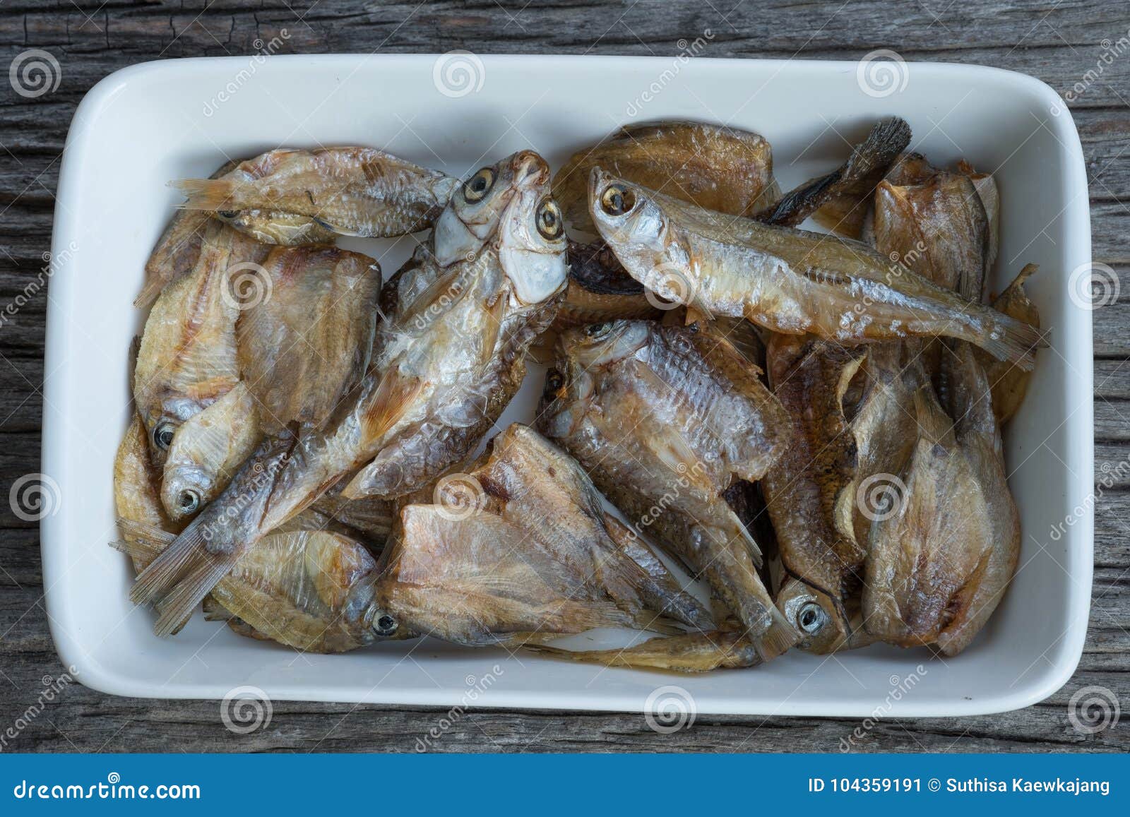 Fried dried fish. stock image. Image of fried, omega - 104359191