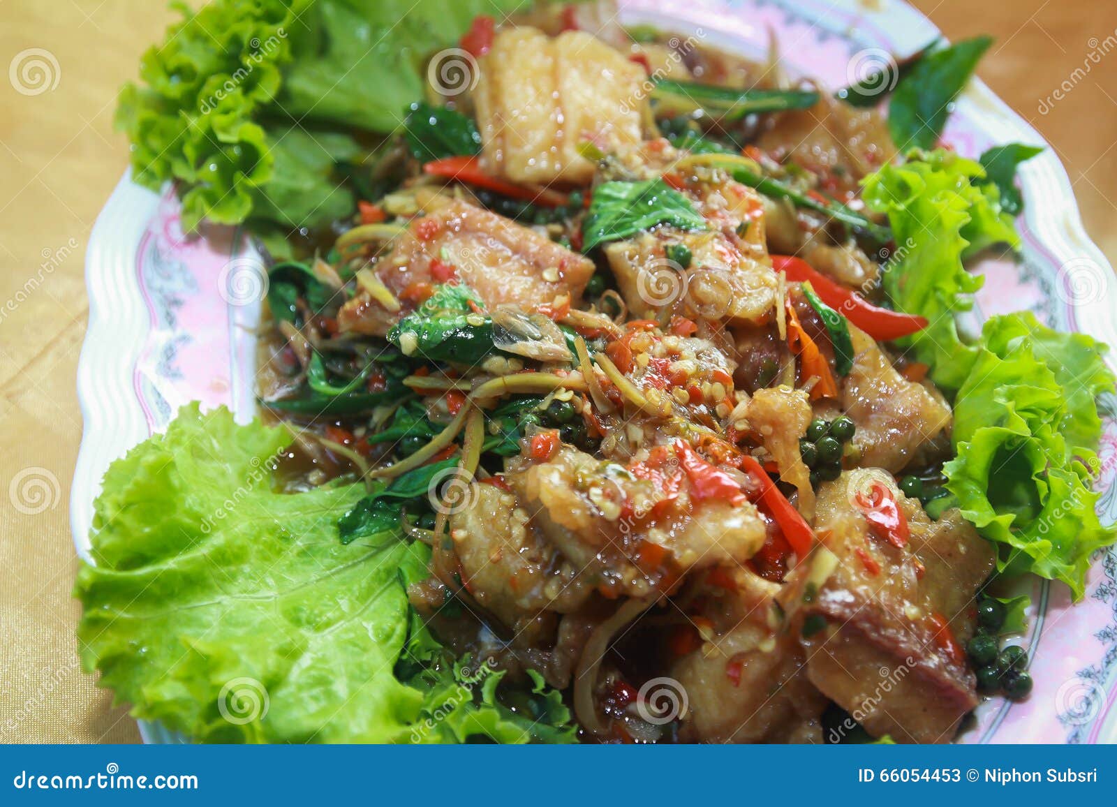 Fried Drunken Fish stock image. Image of oriental, orange - 66054453