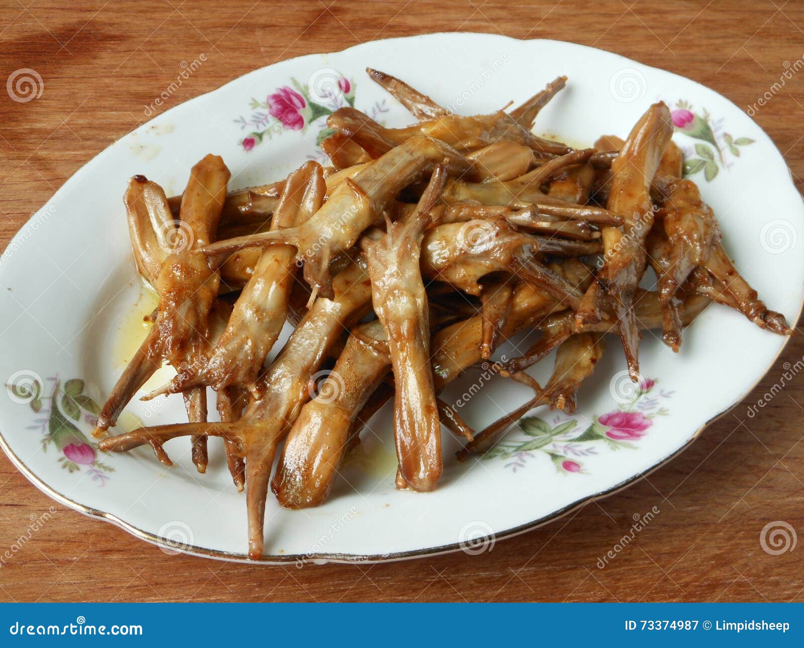 Fried Duck With Mushrooms Stock Photography | CartoonDealer.com #45234446