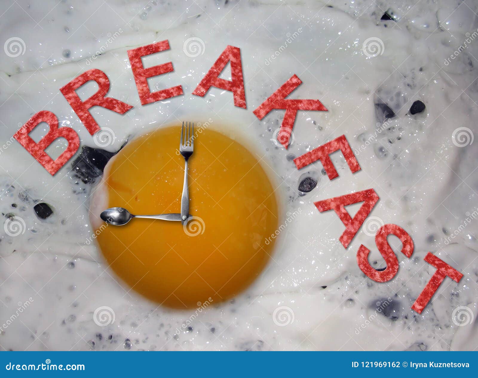 Time to breakfast stock photo. Image of call, creative - 121969162
