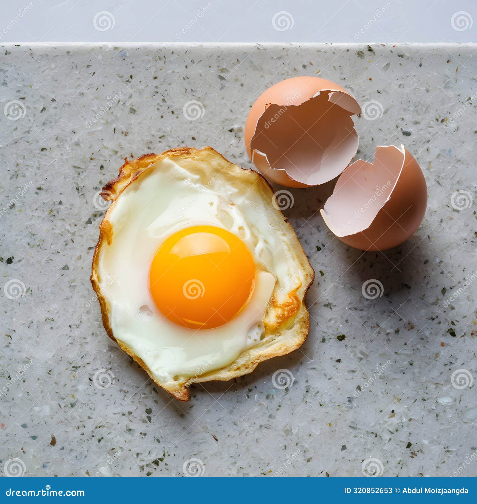 Cracked Egg With Intact Yolk On Wooden Surface Stock Photo ...