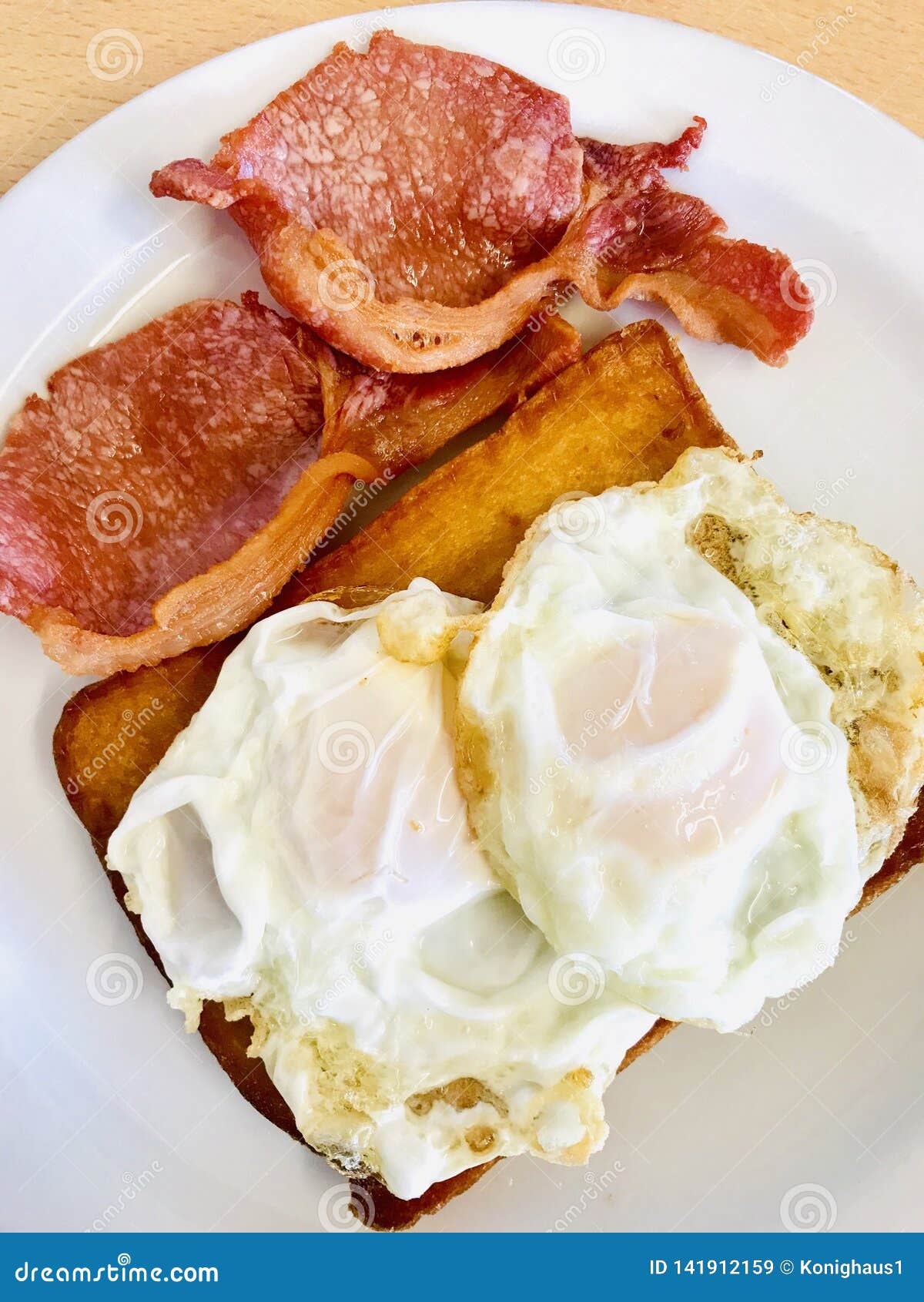 Cooked breakfast stock image. Image of fried, fatty - 141912159