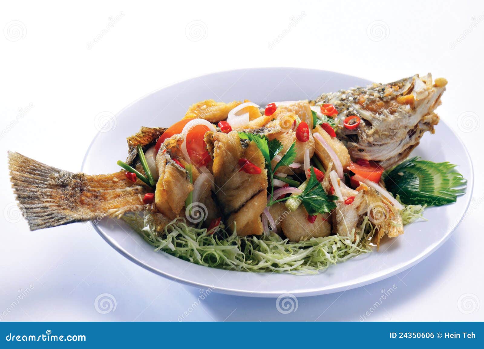Fried fish stock photo. Image of lunch, natural, cook - 24350606