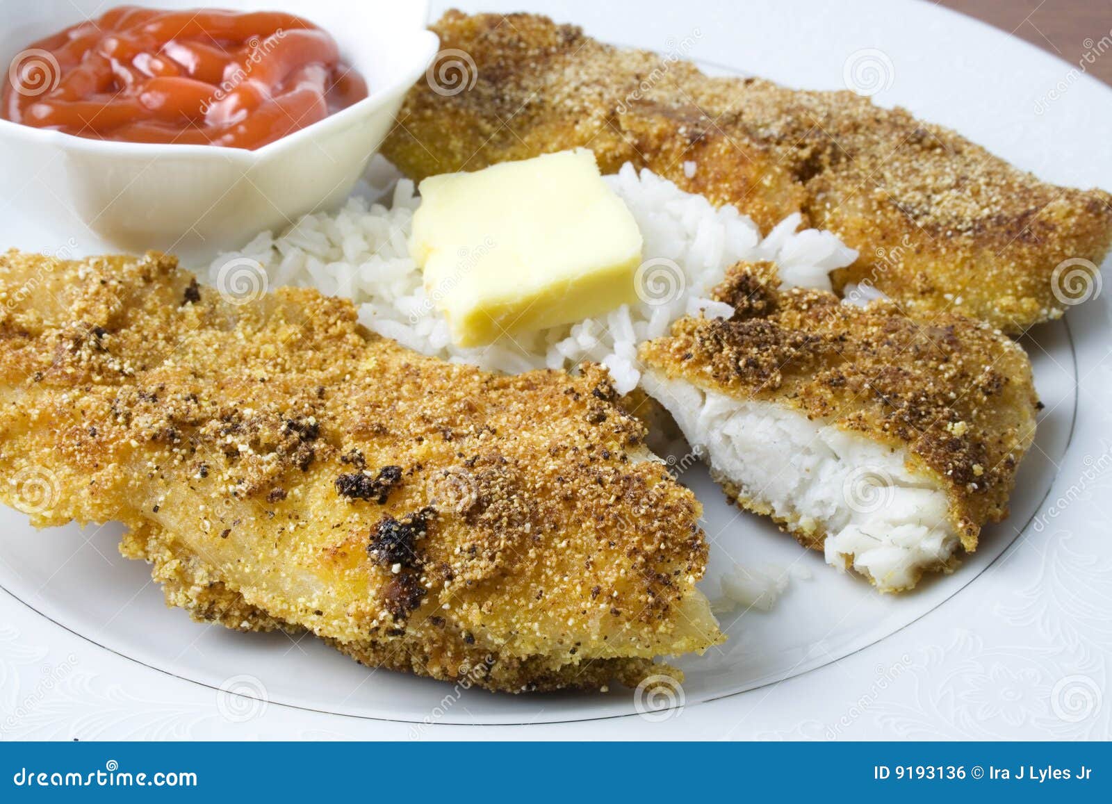 Fried Fish stock photo. Image of snack, delicious, fish - 9193136
