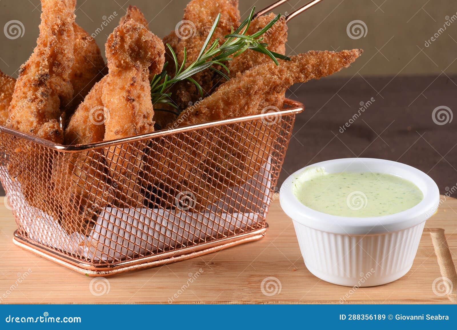 Fried Fish Bait in Slices, Tasty Food Breaded Codfish Stock Image ...