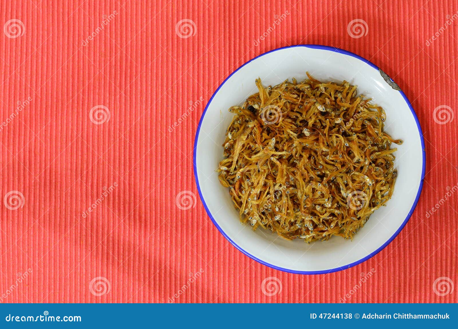 Fried fish in a bowl stock photo. Image of singaporean - 47244138