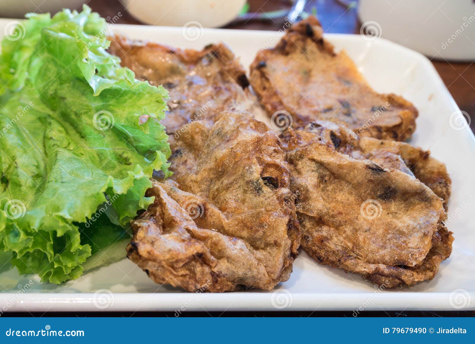 Fried Fish Cake stock photo. Image of fish, meal, food - 79679490