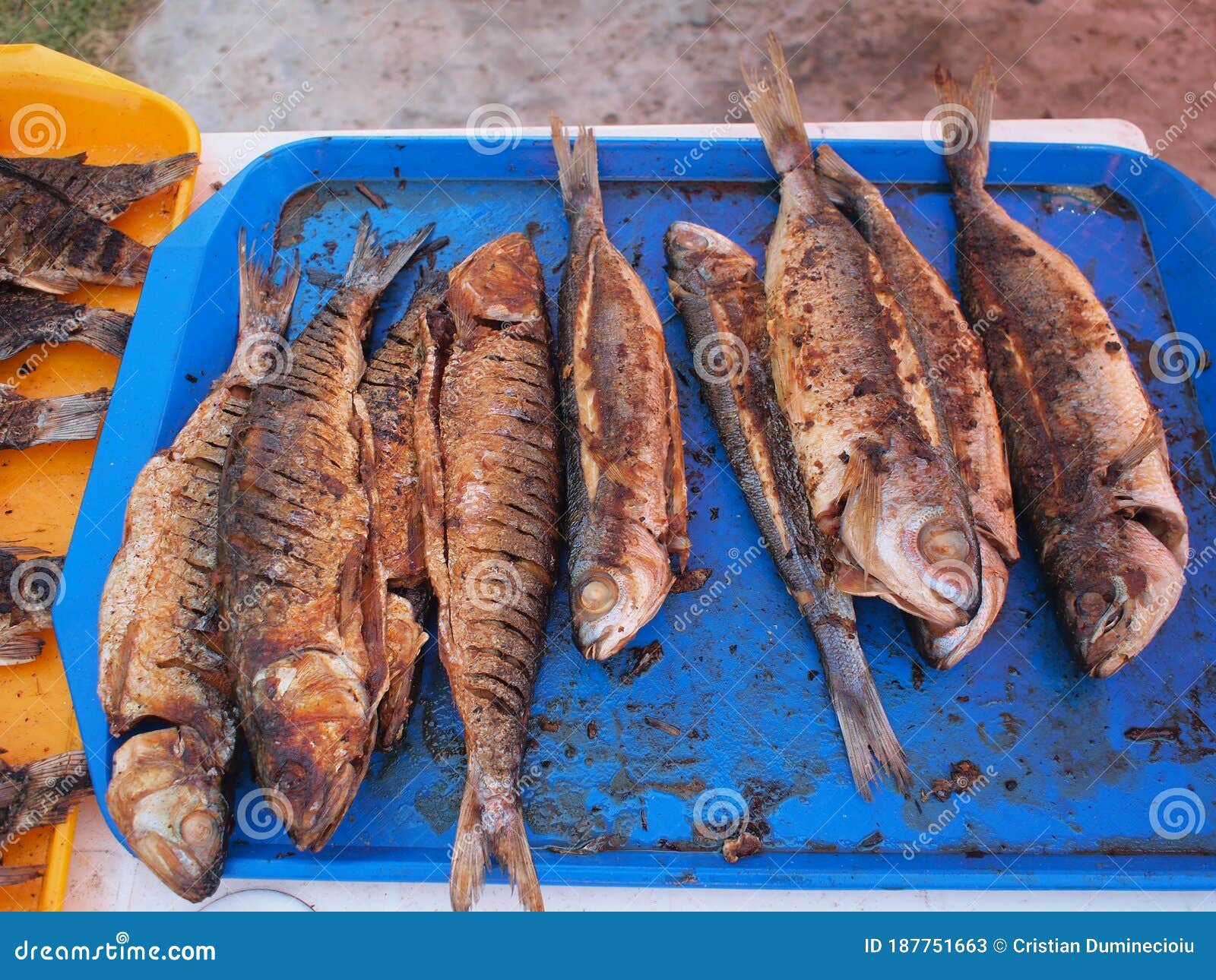 Fried Fish ,danube Delta,romania Stock Image - Image of fish, tasty ...