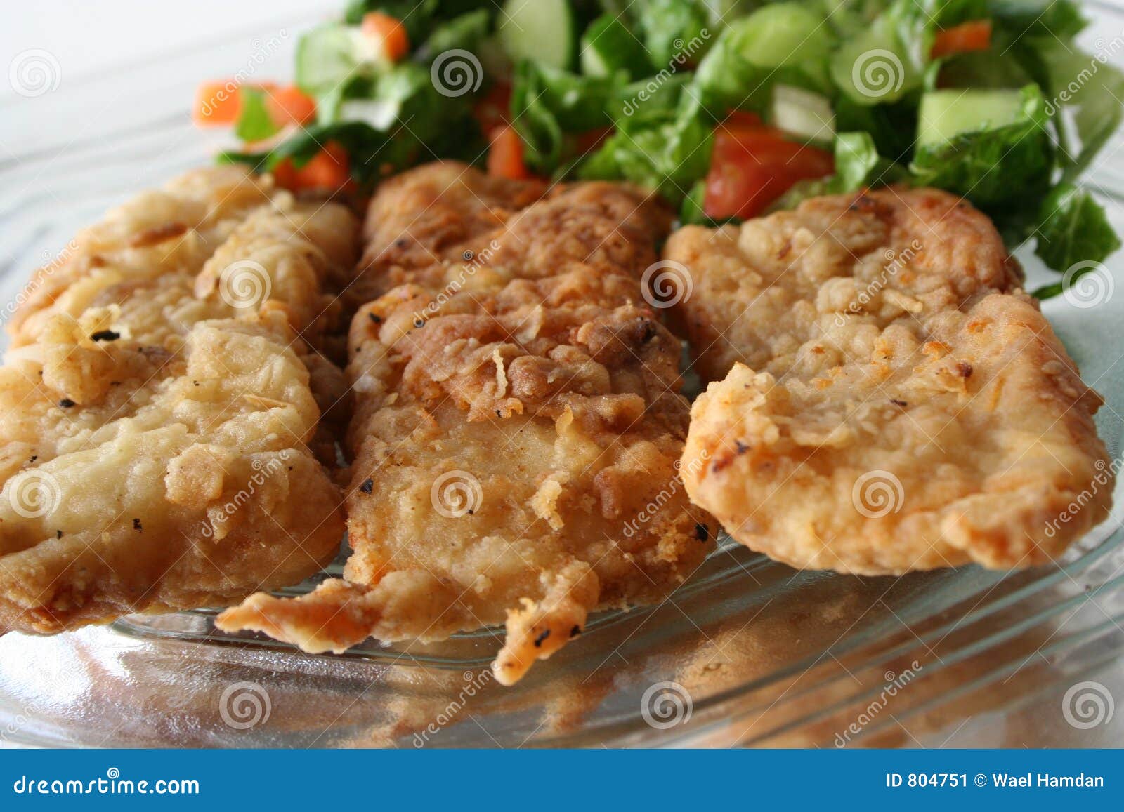 Fried fish filet in dish stock image. Image of lemon, grilled - 804751