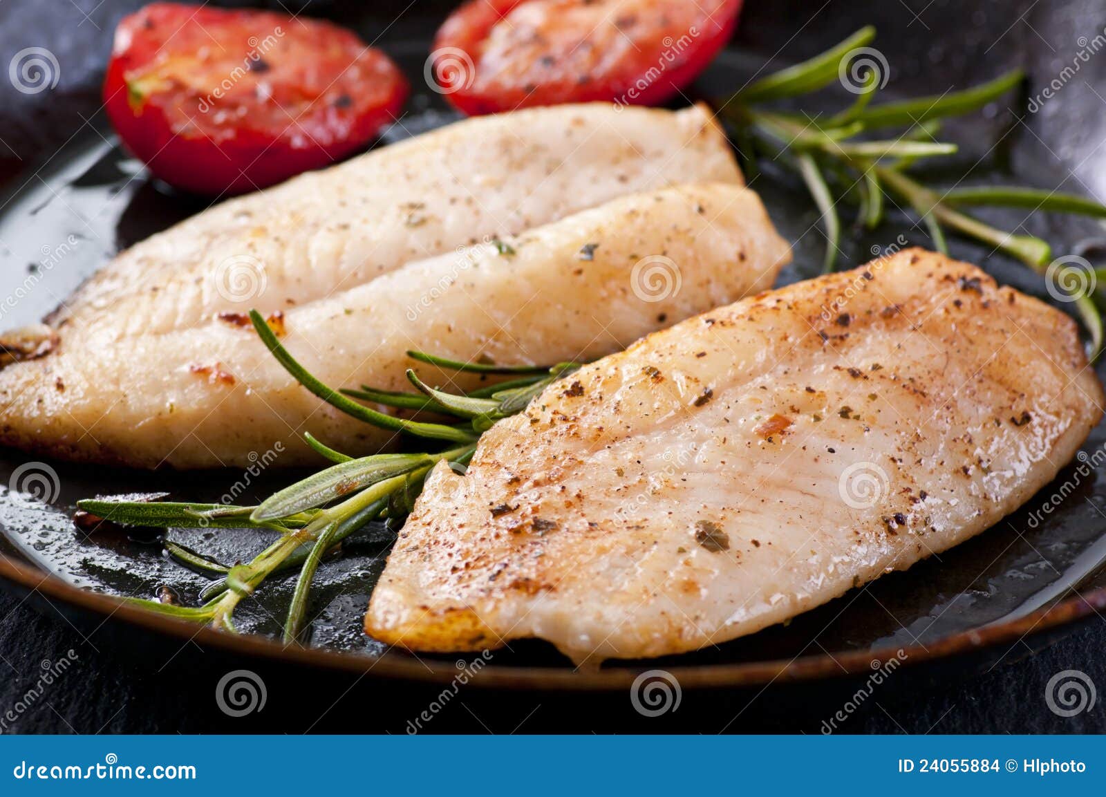 Fried fish fillet stock photo. Image of pollack, plaice - 24055884