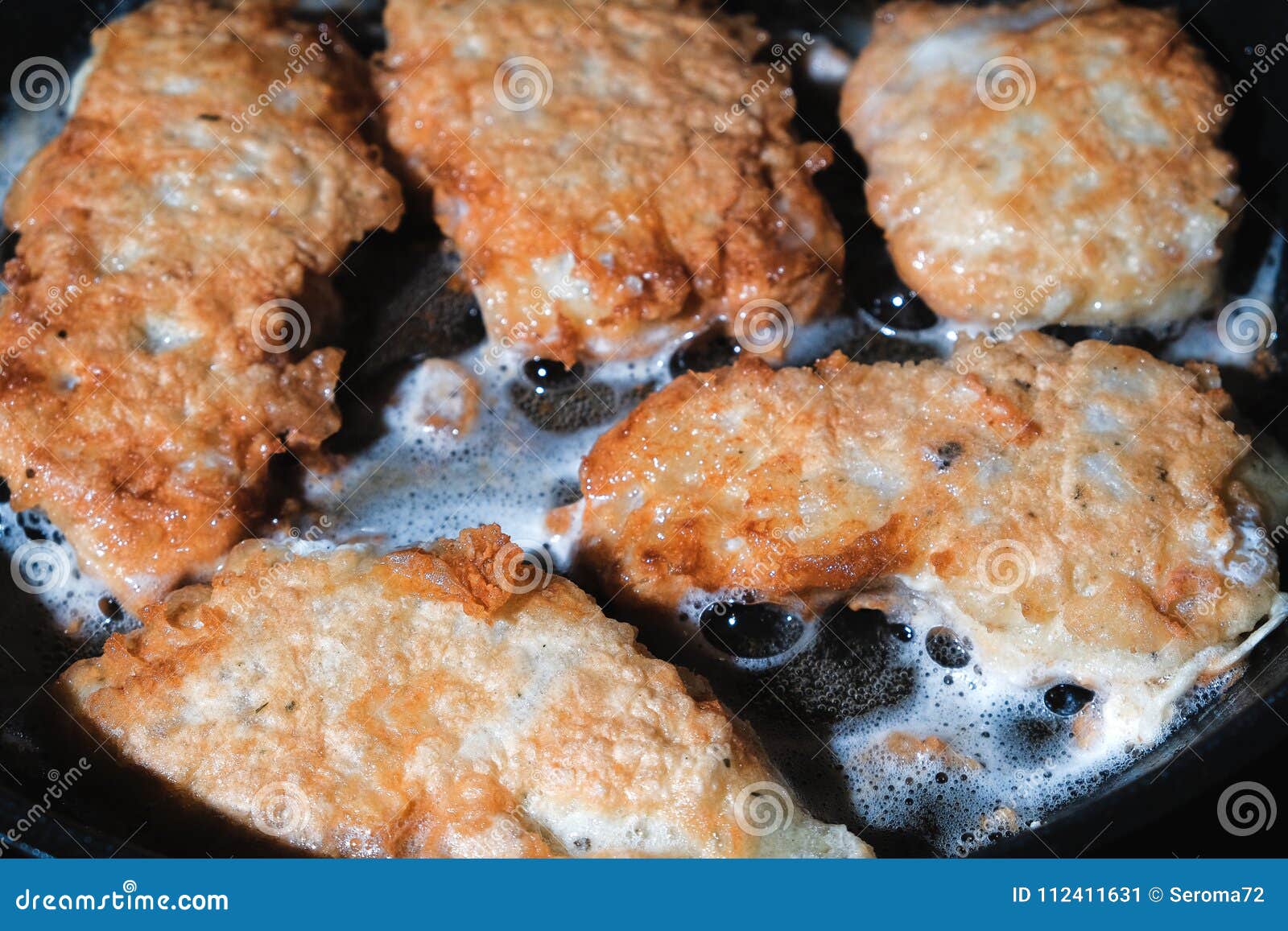 Fish fillet in batter stock image. Image of golden, fillet - 112411631